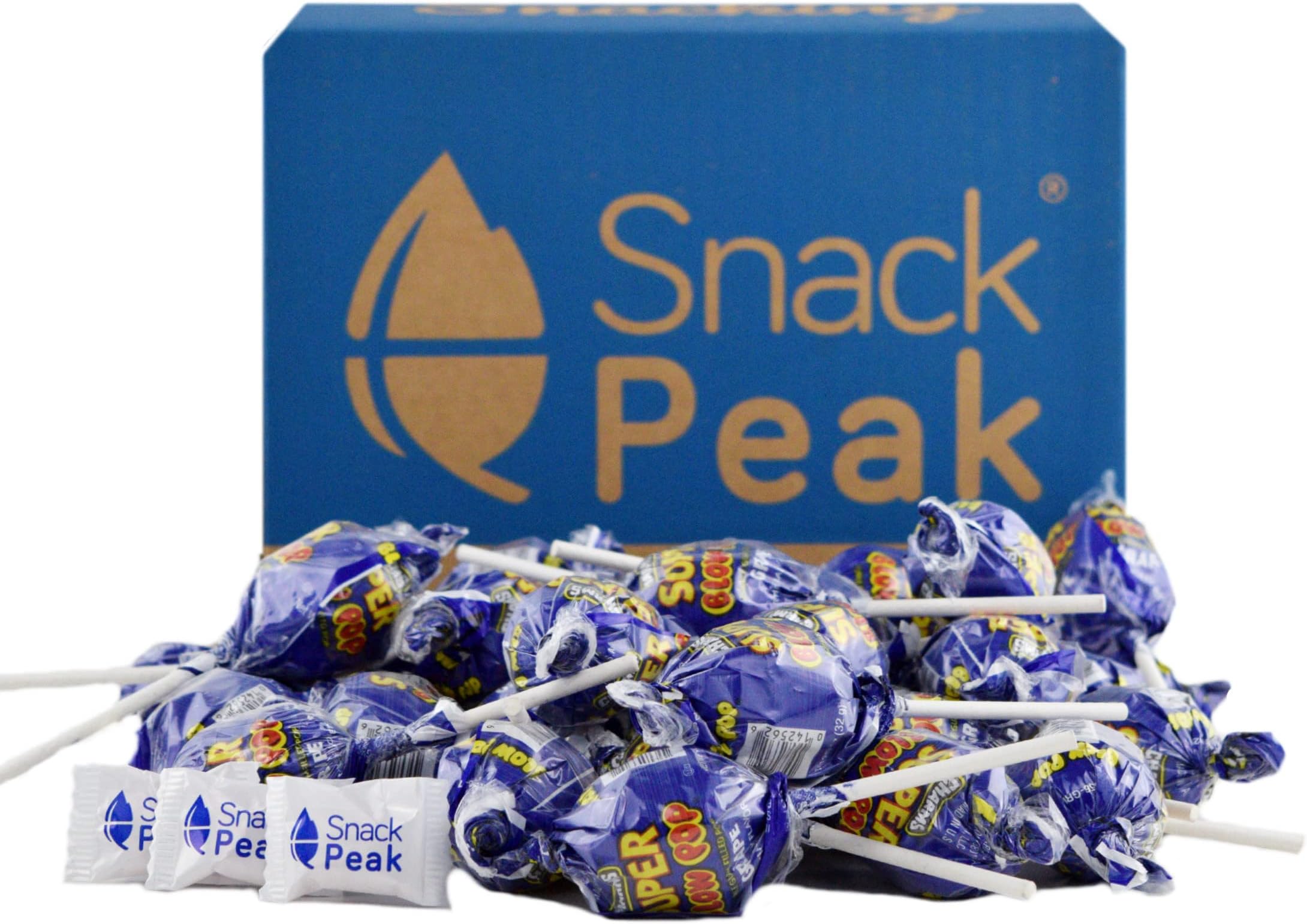 Amazon.com : Charms Super Blow Pops Snack Peak Gift Box – 3 lb (Grape ...