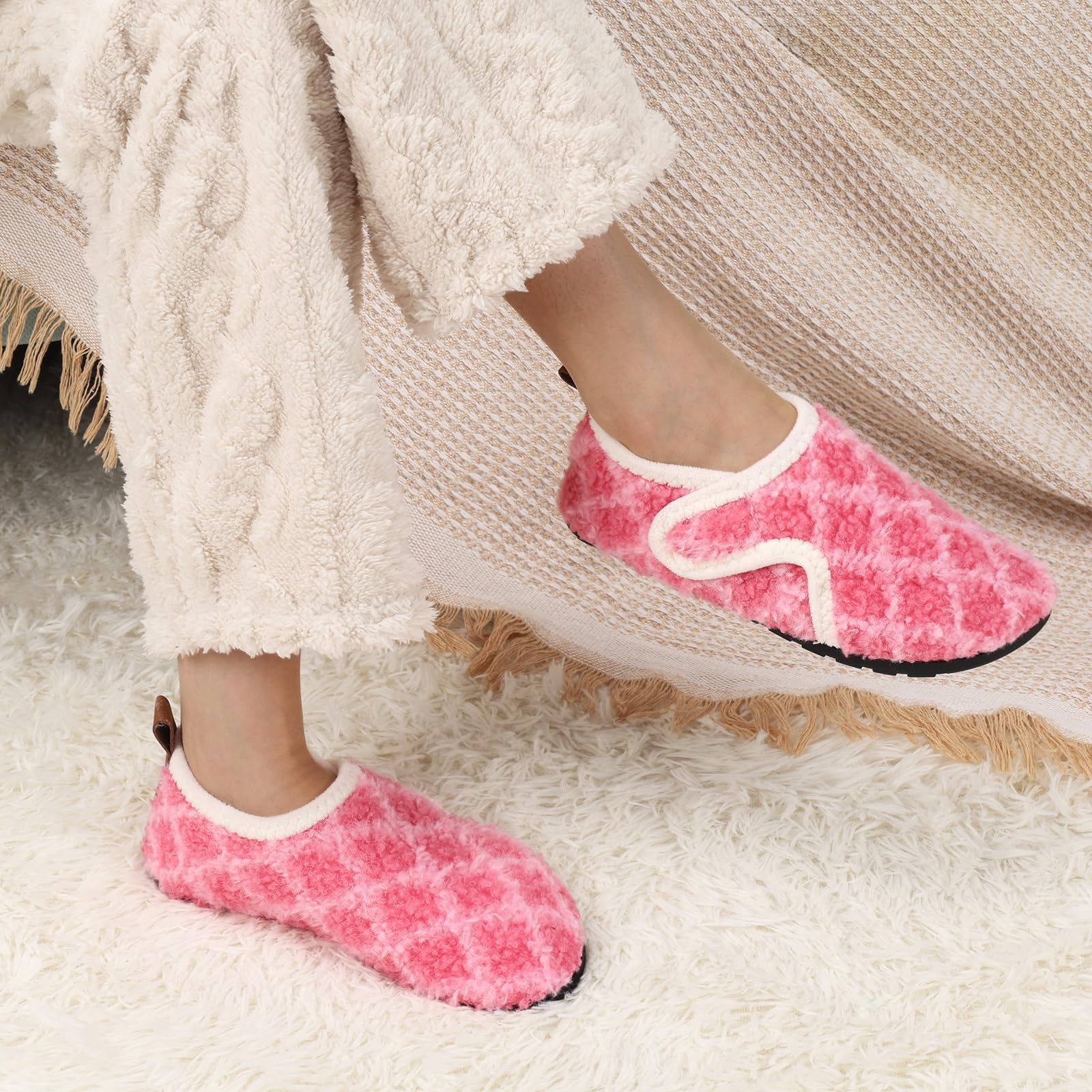 Snapklik.com : Ibeauti Women Mens House Slippers Lightweight Comfy ...