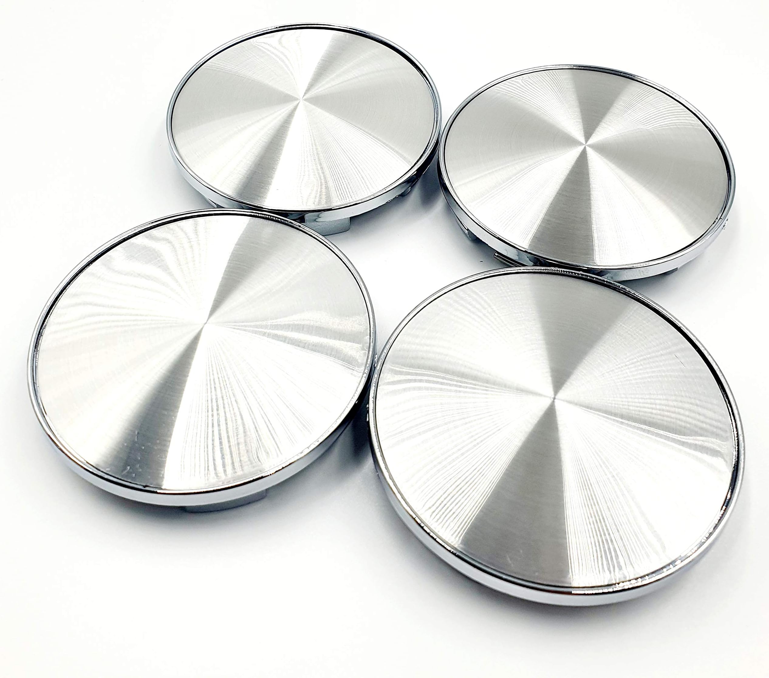 4 x 56 mm Alloy wheel centre center caps Mazda Silver Chromed Logo 4 UK ...