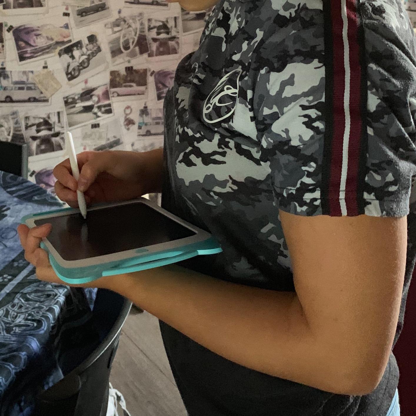 KEYCENT 8.5 inch Color LCD Writing Tablet Electronic Drawing Board ...