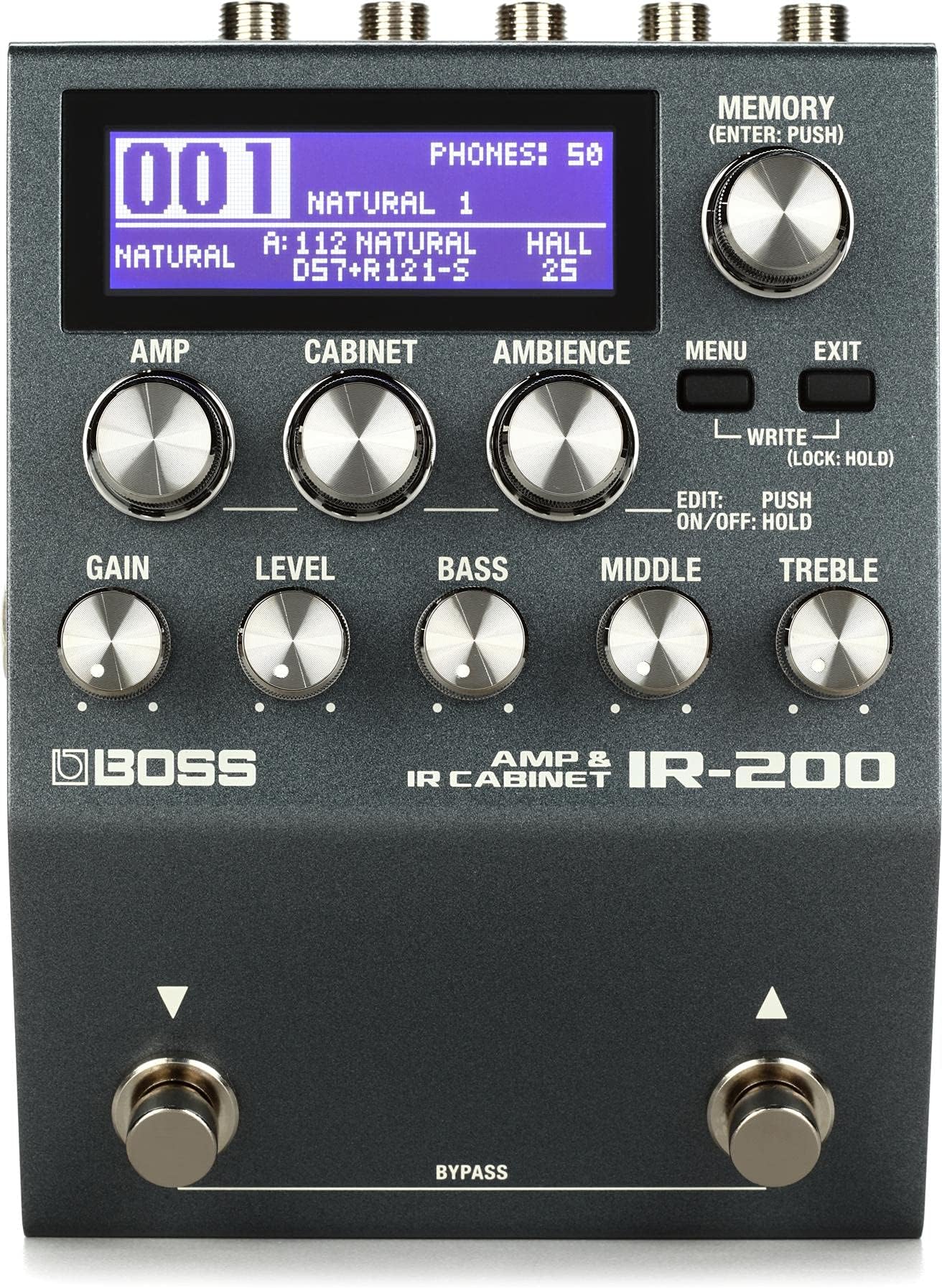 Amazon.com: Boss IR-2 Amp and IR Cabinet Pedal : Musical Instruments