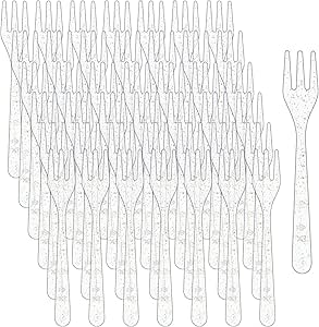 Amazon.com: Skylety 500 Pcs Plastic Mini Forks 3.7 x 0.6 Inch Tiny Small Disposable Appetizer ...