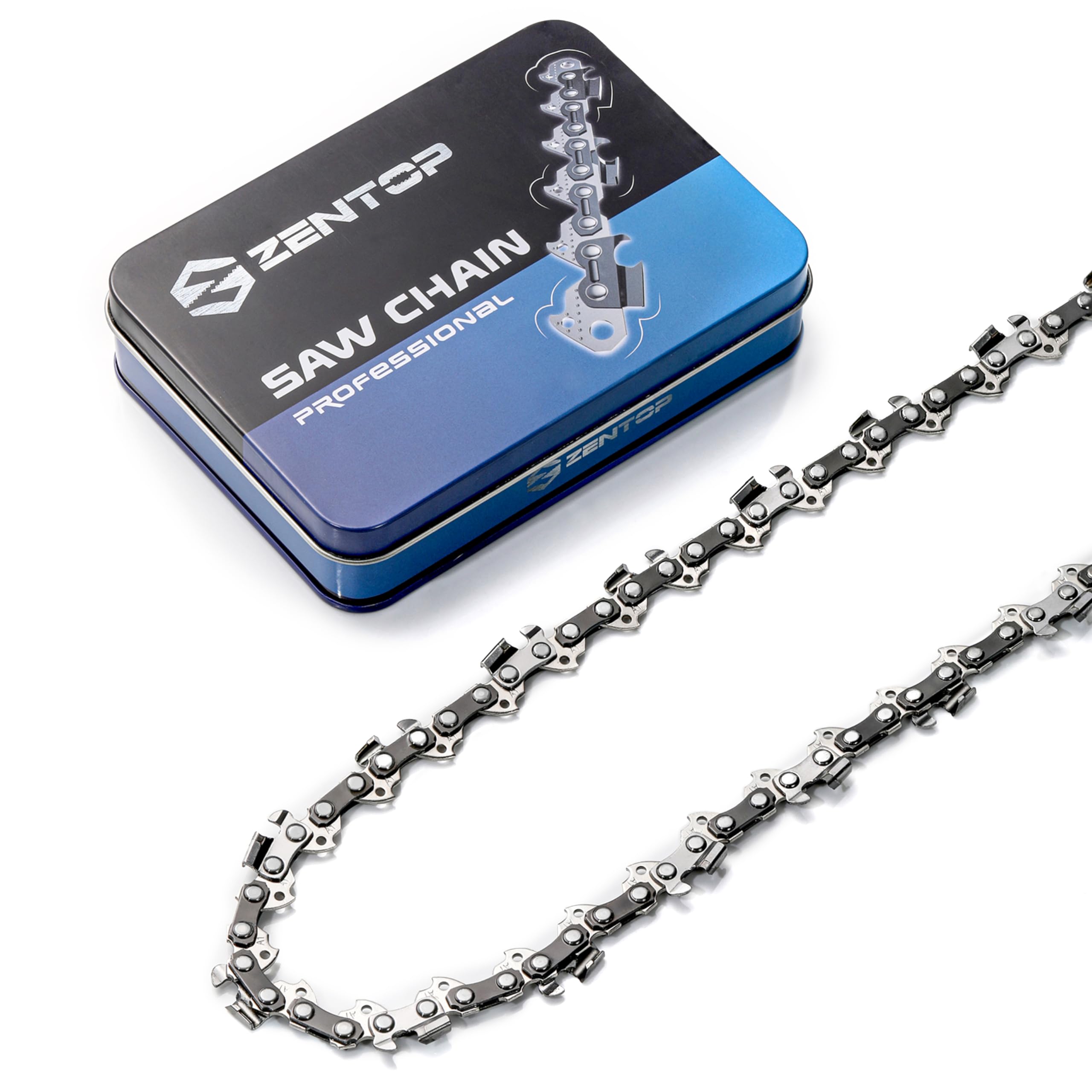 Amazon.com: ZENTOP Carbide Chainsaw Chain 18 Inch, 3/8" LP Pitch, .050 ...