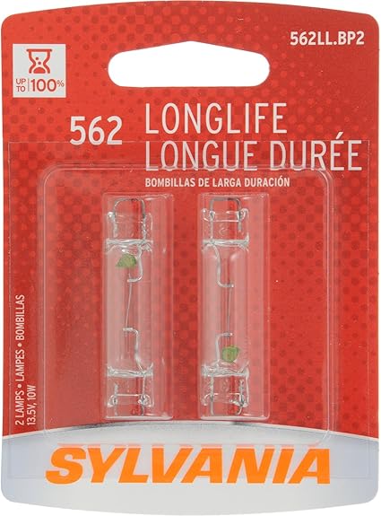 Amazon.com: SYLVANIA 562 Long Life Miniature Bulb (Contains 2 Bulbs ...