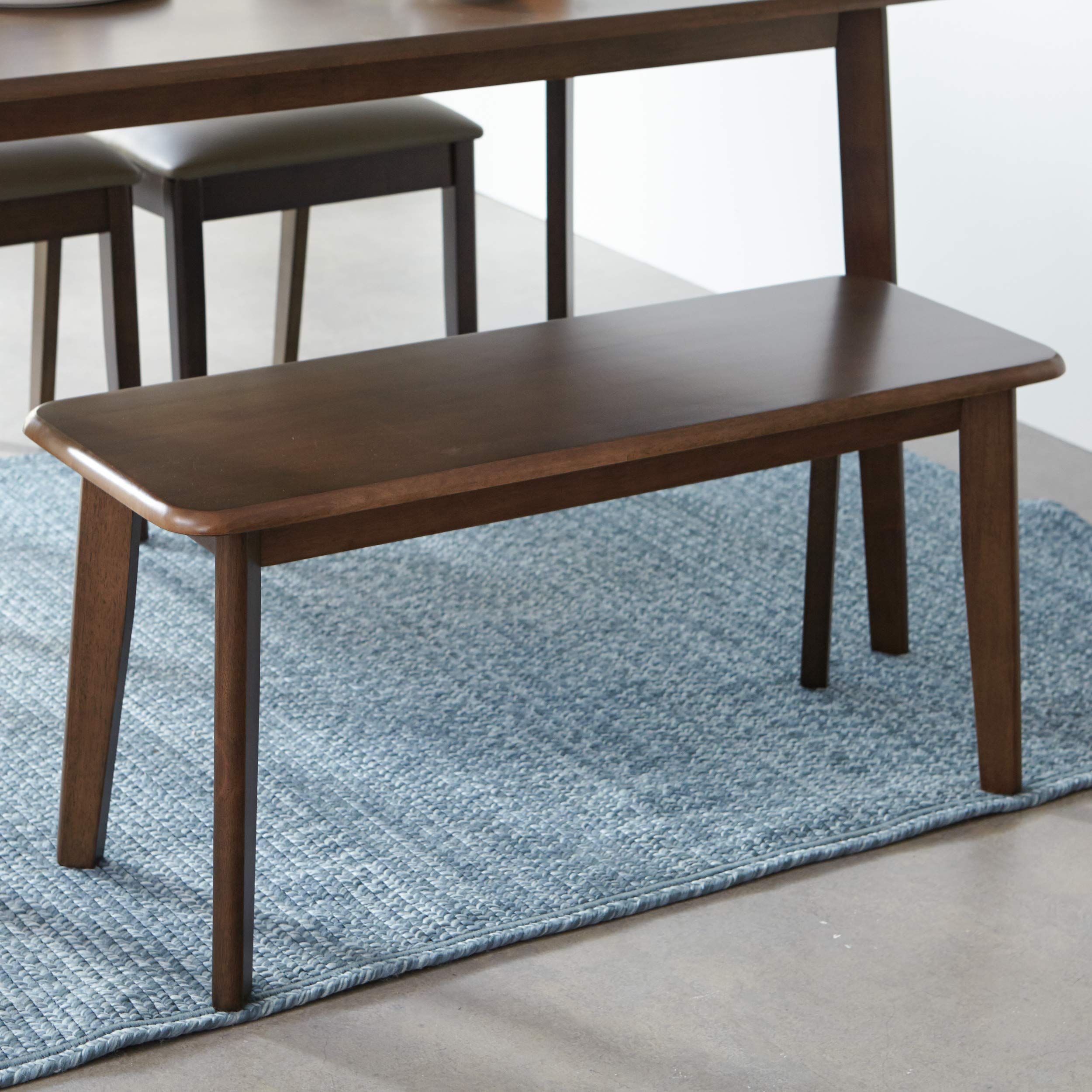 Snapklik.com : Livinia Canberra 37.4" Wooden Dining Bench/Mid Century ...