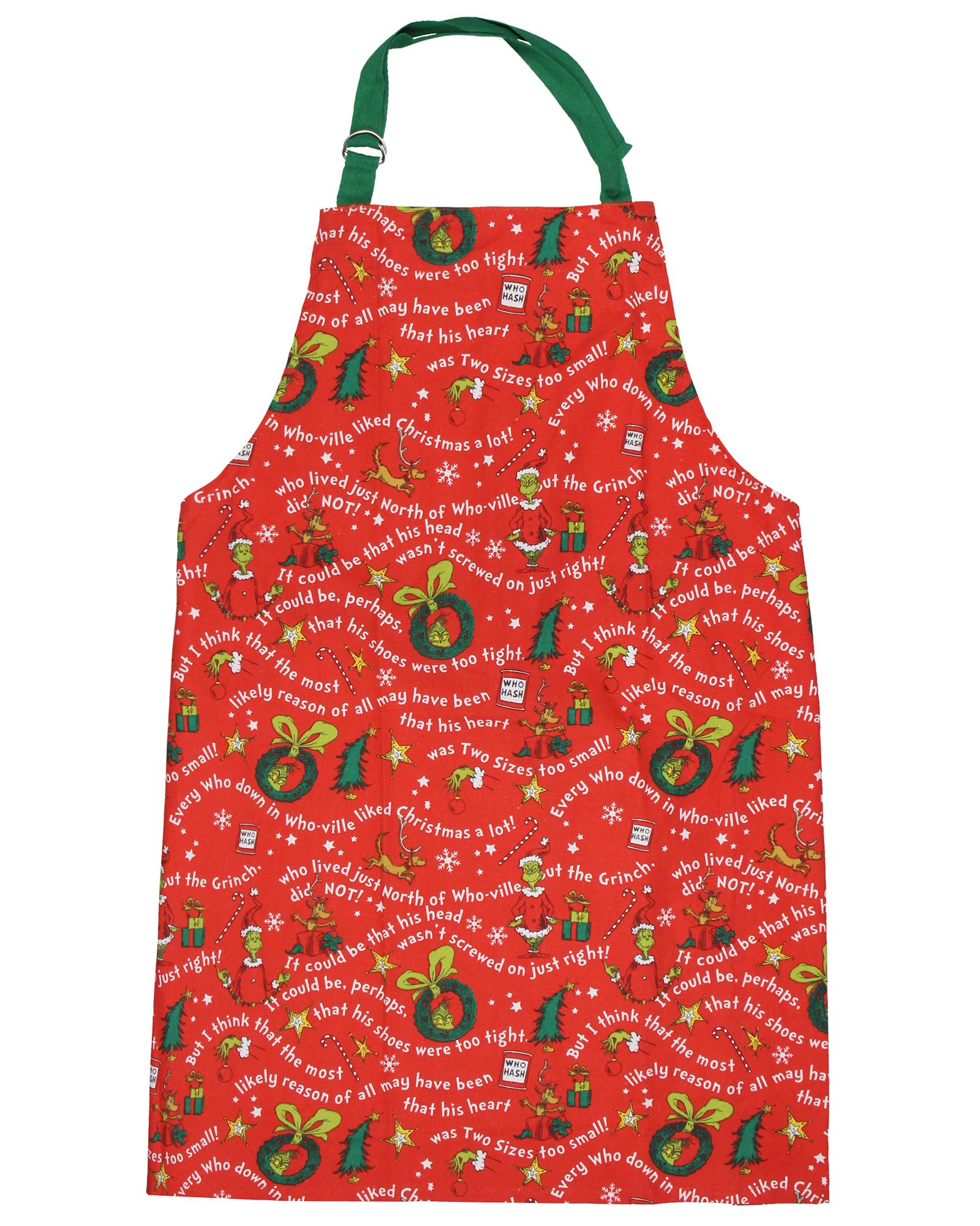 Amazon.com: MJC Grinch Apron Dr Seuss How The GRINCH Stole Christmas ...
