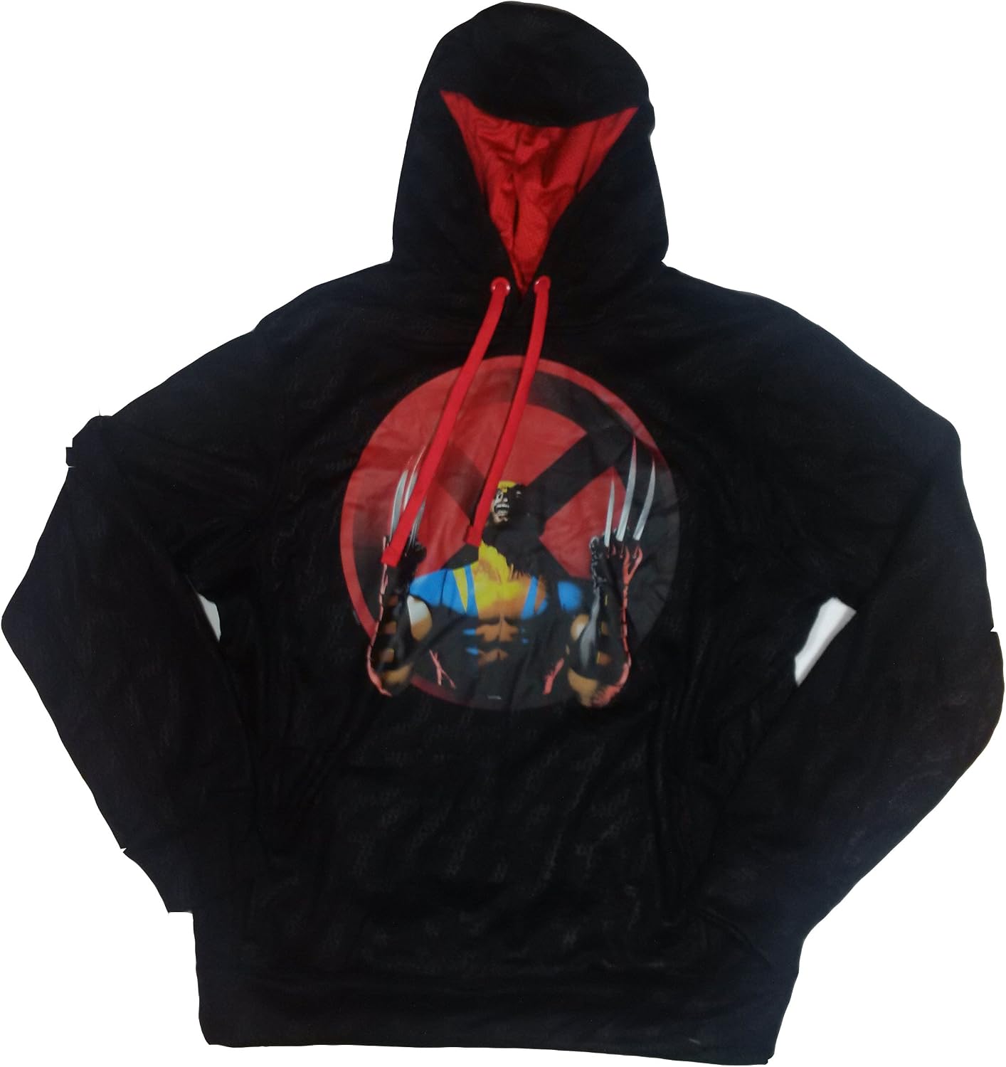 Amazon.com: Marvel X-men Wolverine Rare Hoodie Mens Black Large 42/44 ...