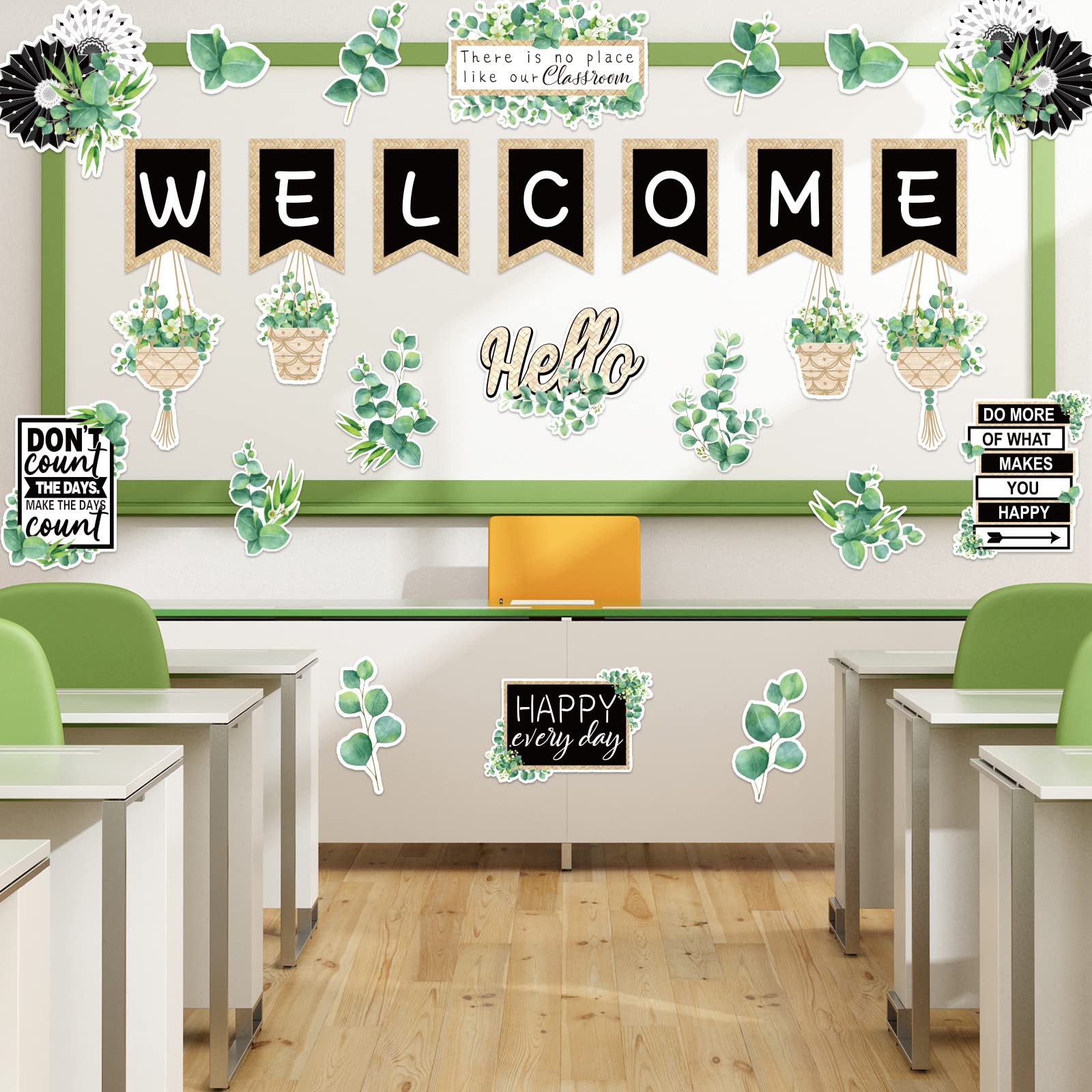 Library Supplies Pasimy 77 Pcs Back To School Reading Bulletin Board ...