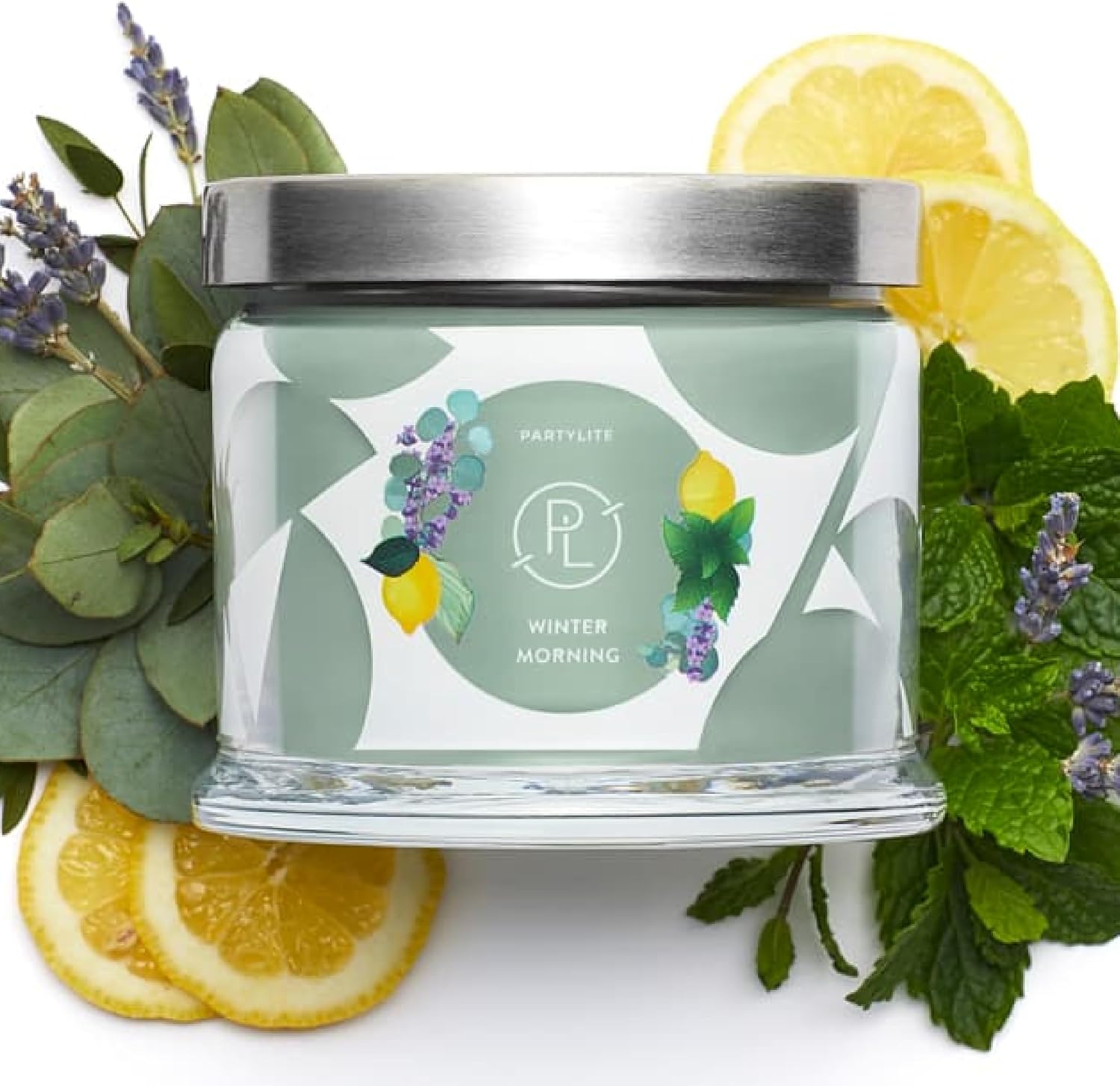 Amazon.com: PartyLite 3-Wick Jar Candle, Highly Fragranced Clean ...