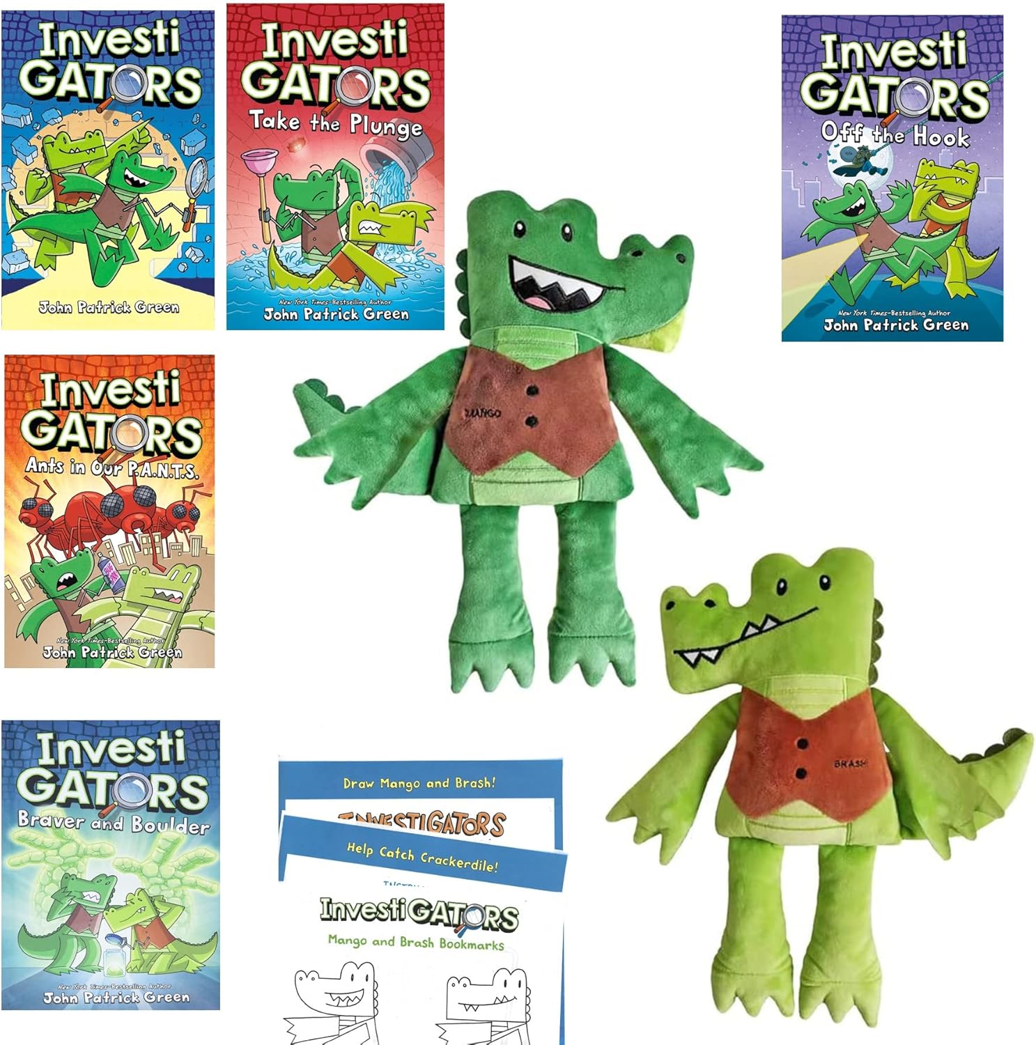 Amazon.com: InvestiGators Book Series Set 3 has MerryMakers Flip Doll ...