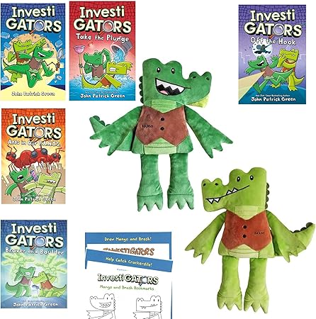 Amazon.com: InvestiGators Book Series Set 3 has MerryMakers Flip Doll ...