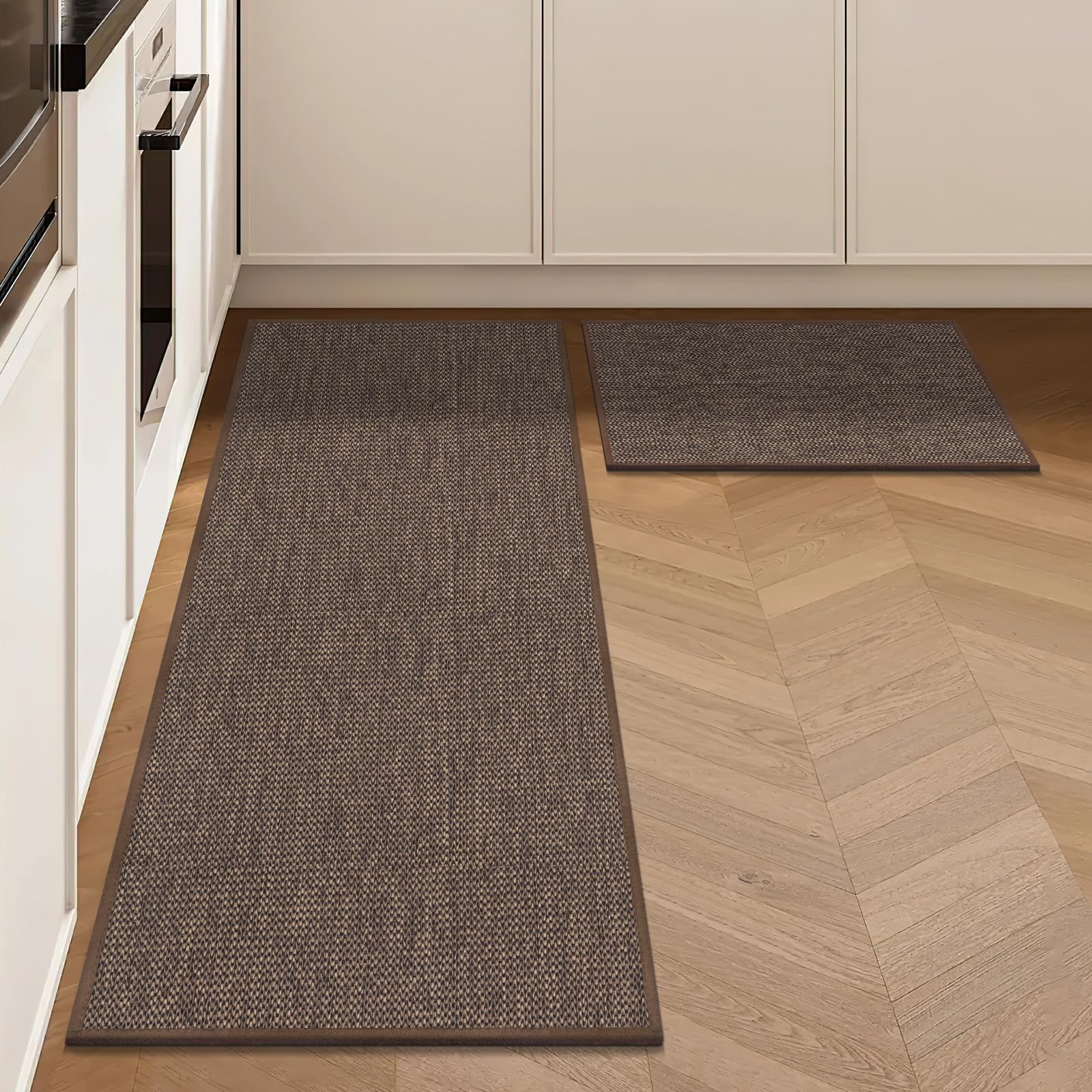 Amazon.com: LEKEEPGO Kitchen Mats for Floor 17"x29"+17"x59", 2 PCS ...