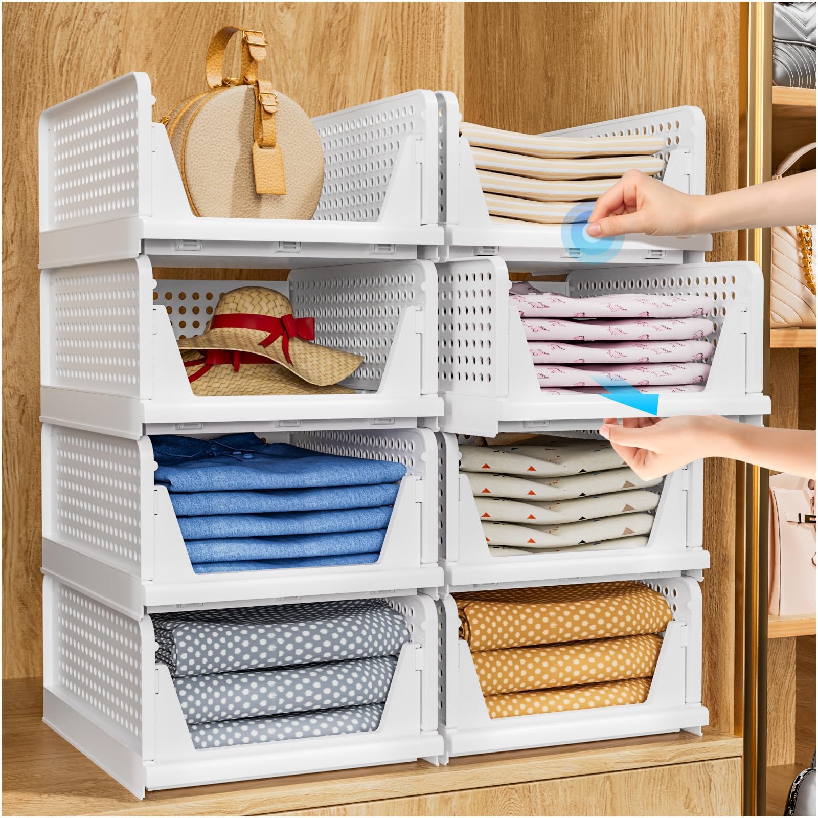 2 Pcs Pull Out Cabinet Organiser, Roll-Out Sliding Drawer Organiser ...