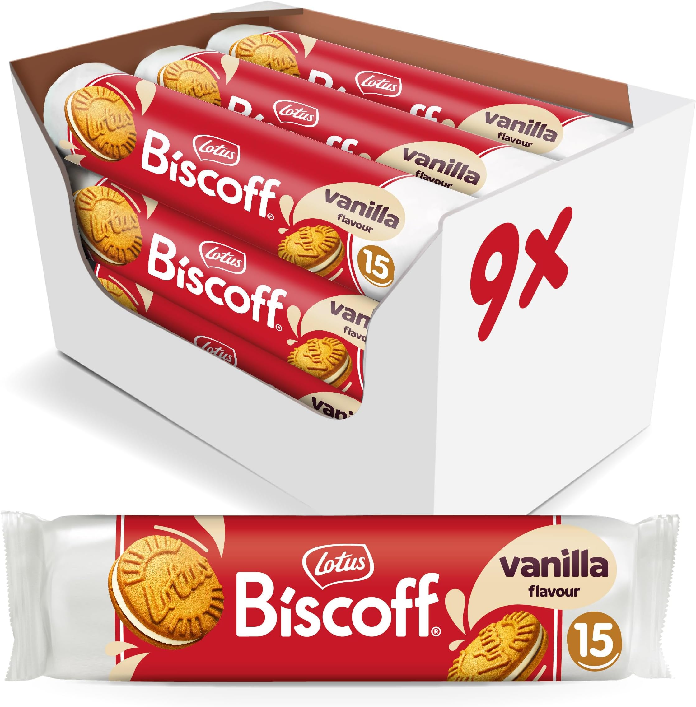 Amazon.com: Biscoff Sandwich Cookies, Vanilla