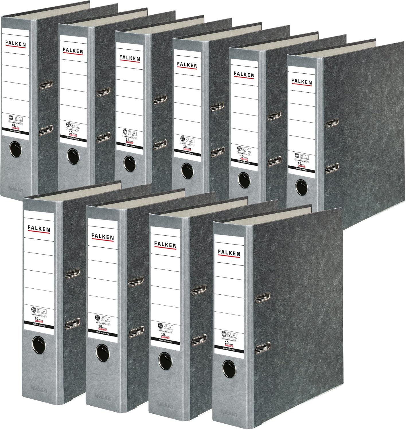 Original Falken pack of 10 recycled folders Cloud Marble. Made in ...