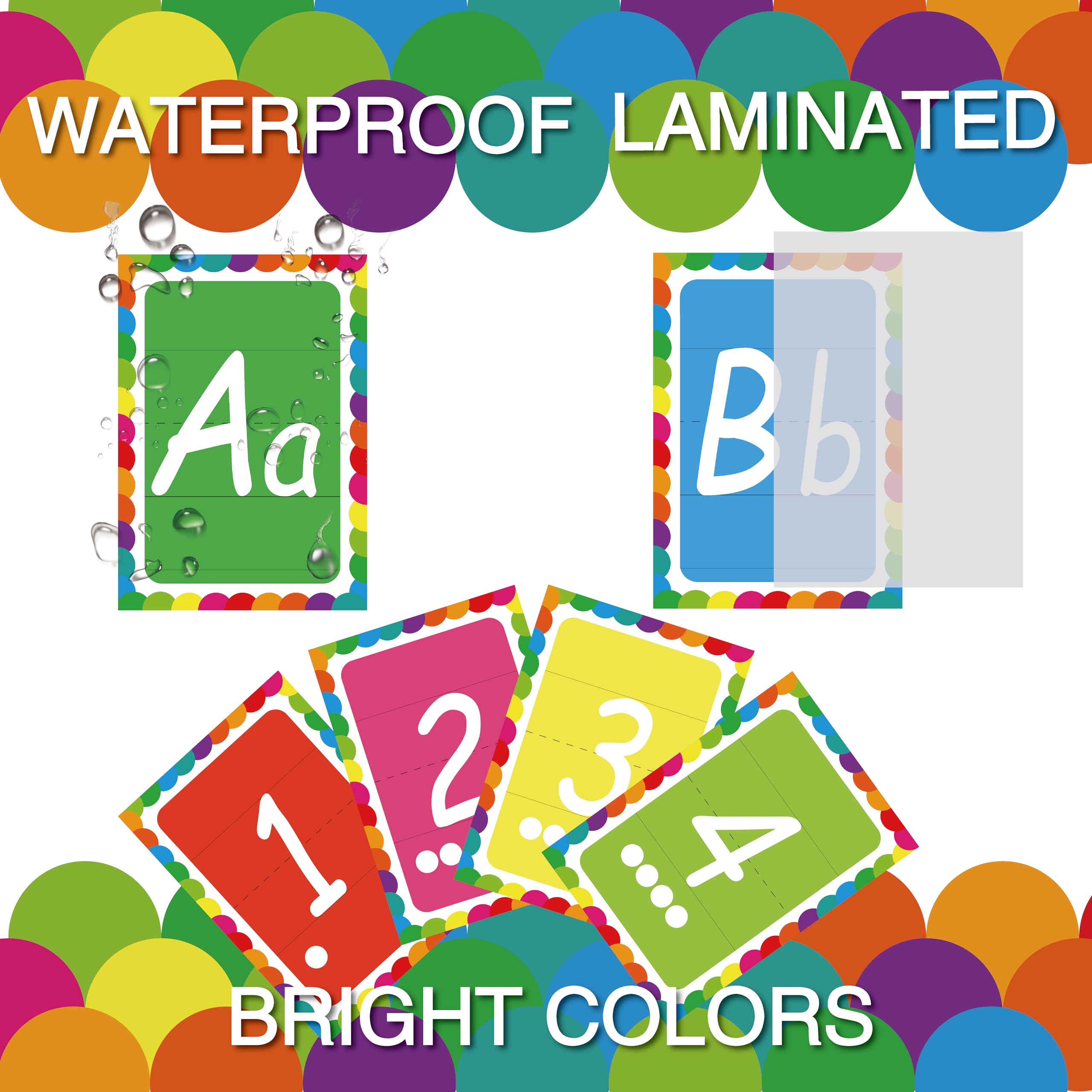 Snapklik.com : 36 Alphabet Bulletin Board Set, Alpethabet Line ABC ...