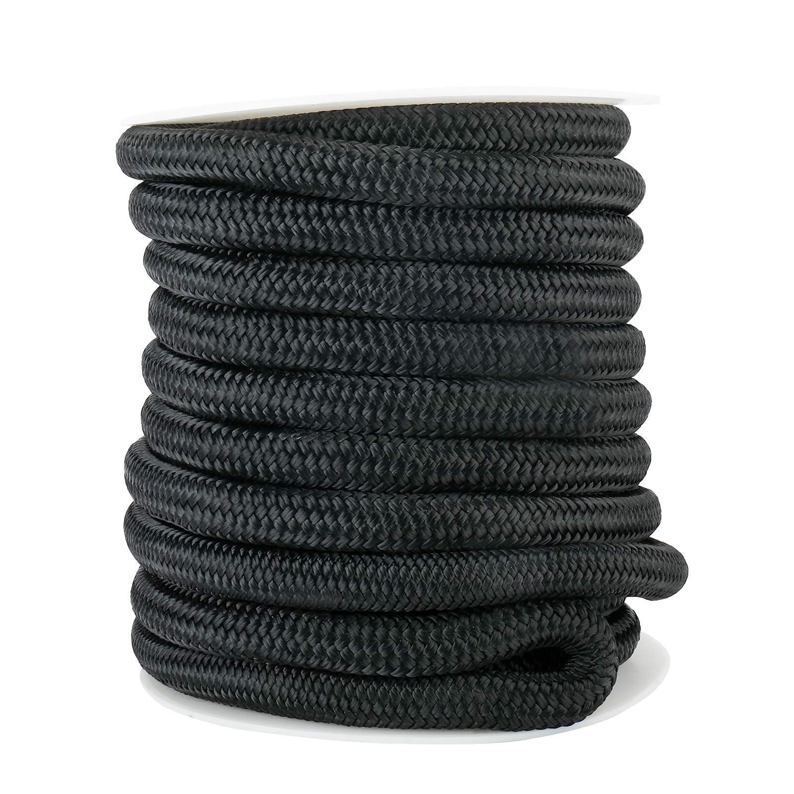 Snapklik.com : YaeMarine 5/8 Inch X 50 Ft Double Braid Nylon Dockline ...
