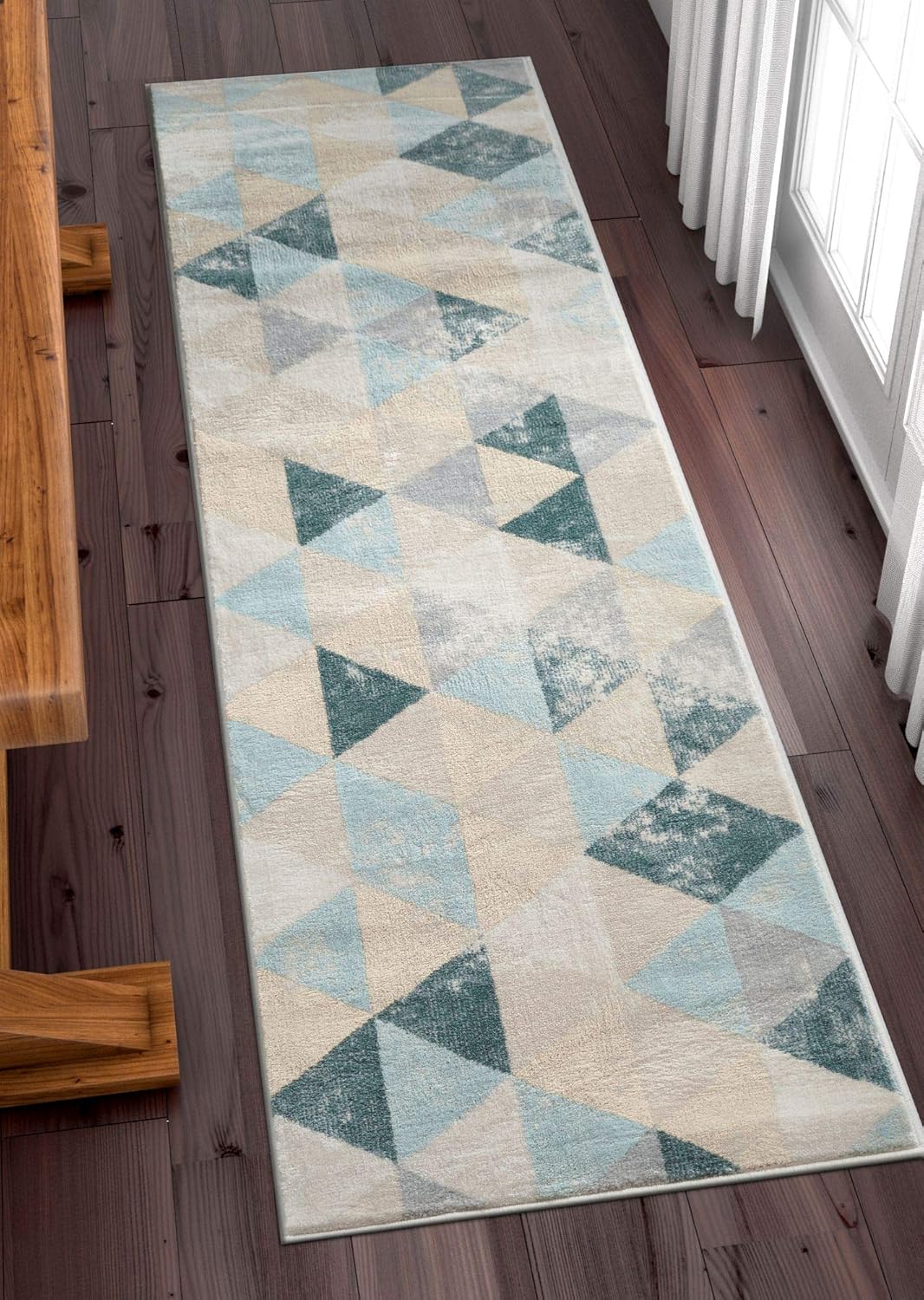 Amazon.com: Well Woven Vintage Kensington Lancaster Blue Modern ...