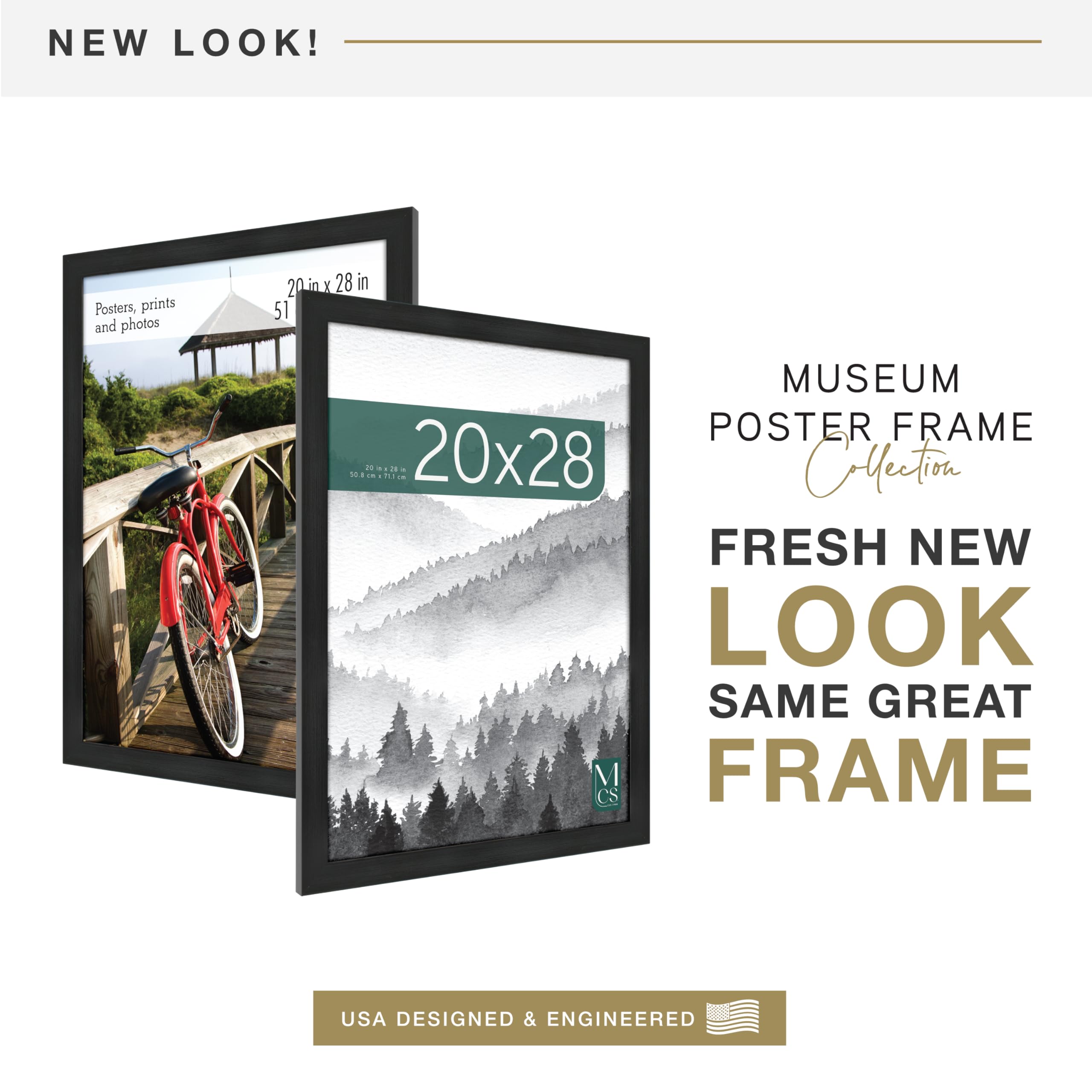 Snapklik.com : MCS Museum Poster Frame 20x28 Onyx, Vertical ...