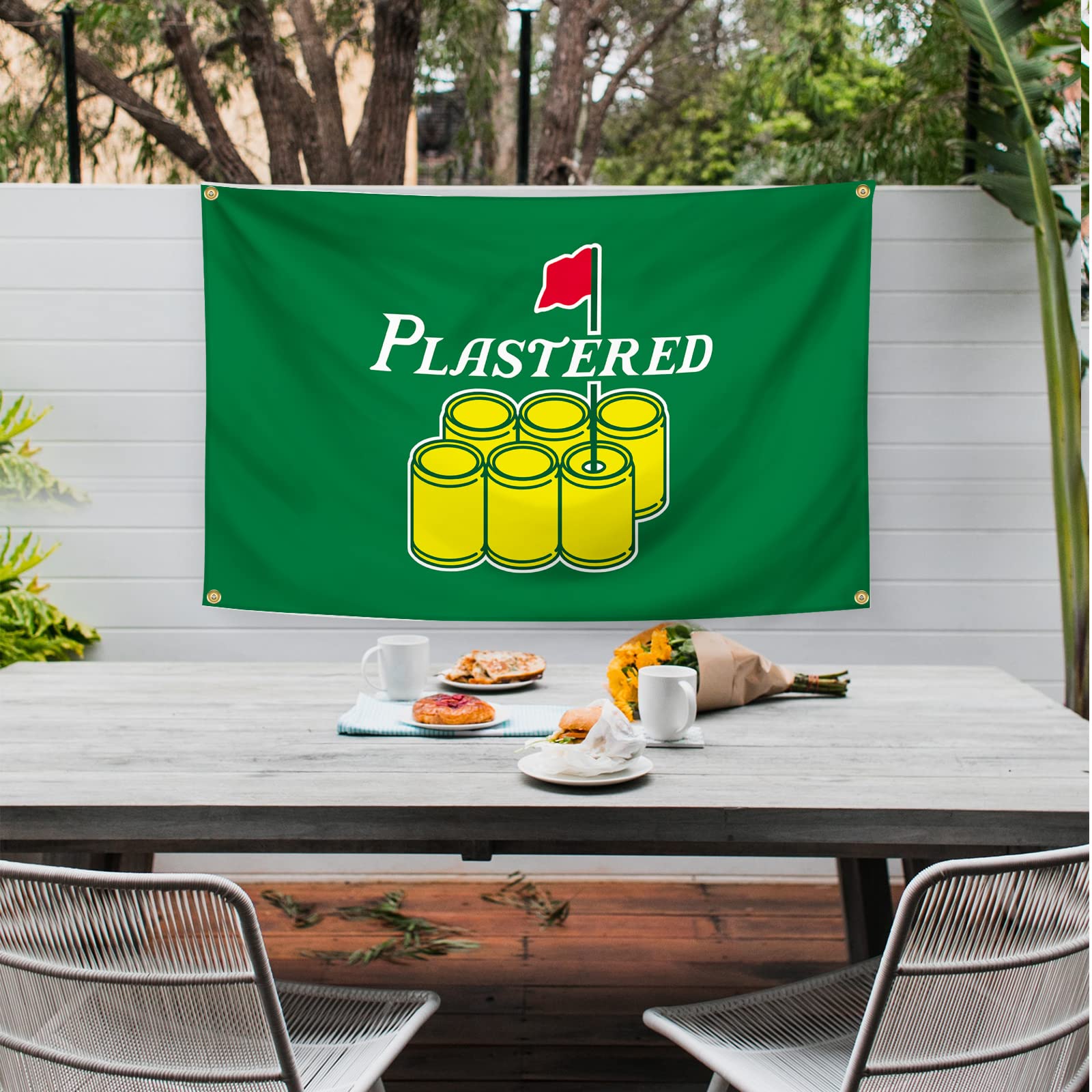 Snapklik.com : Plastered Flag 3x5 Feet Banner Funny Flags For Room