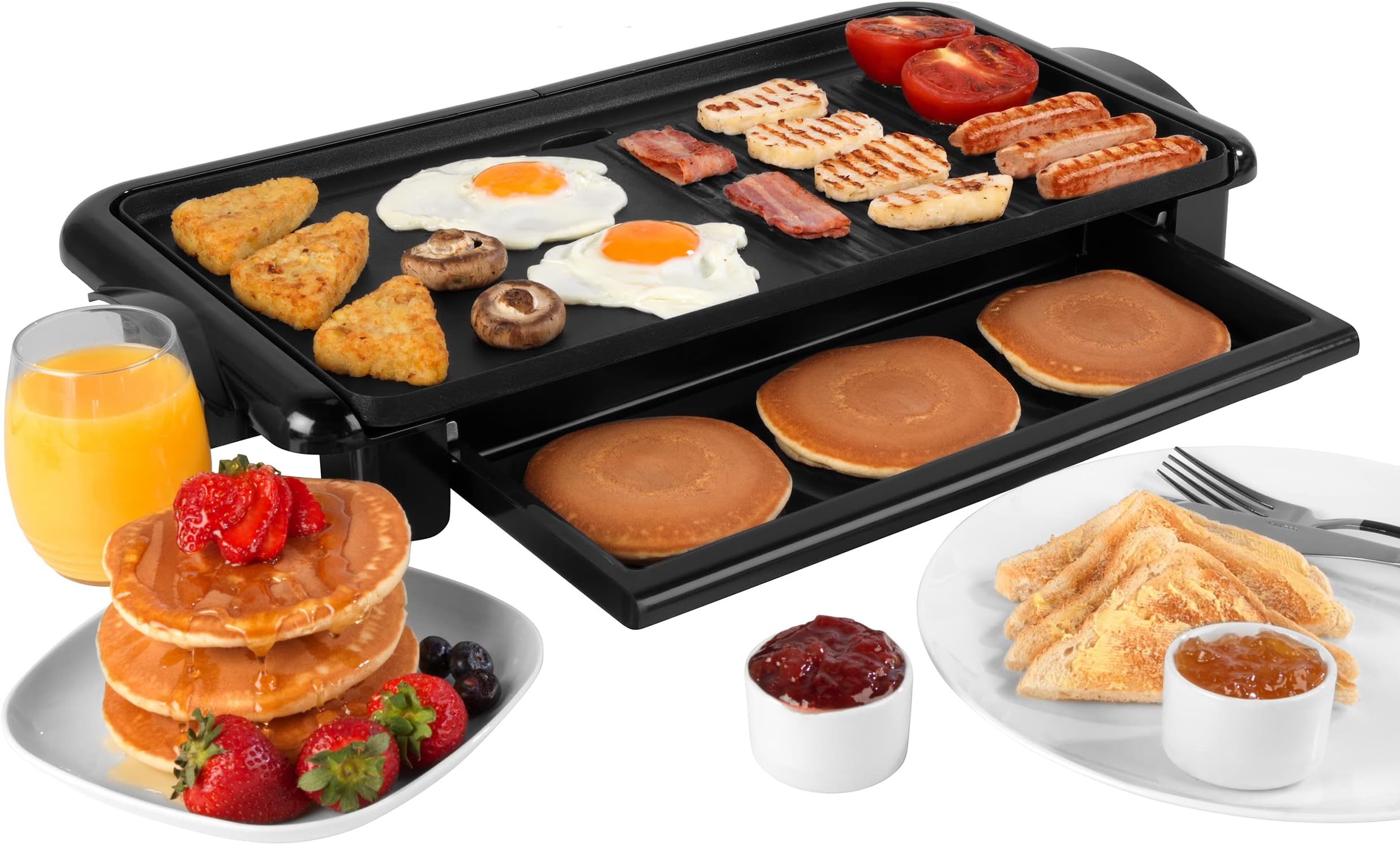 Salter EK4412 Electric Health Grill - Indoor Family Grill With Warming ...