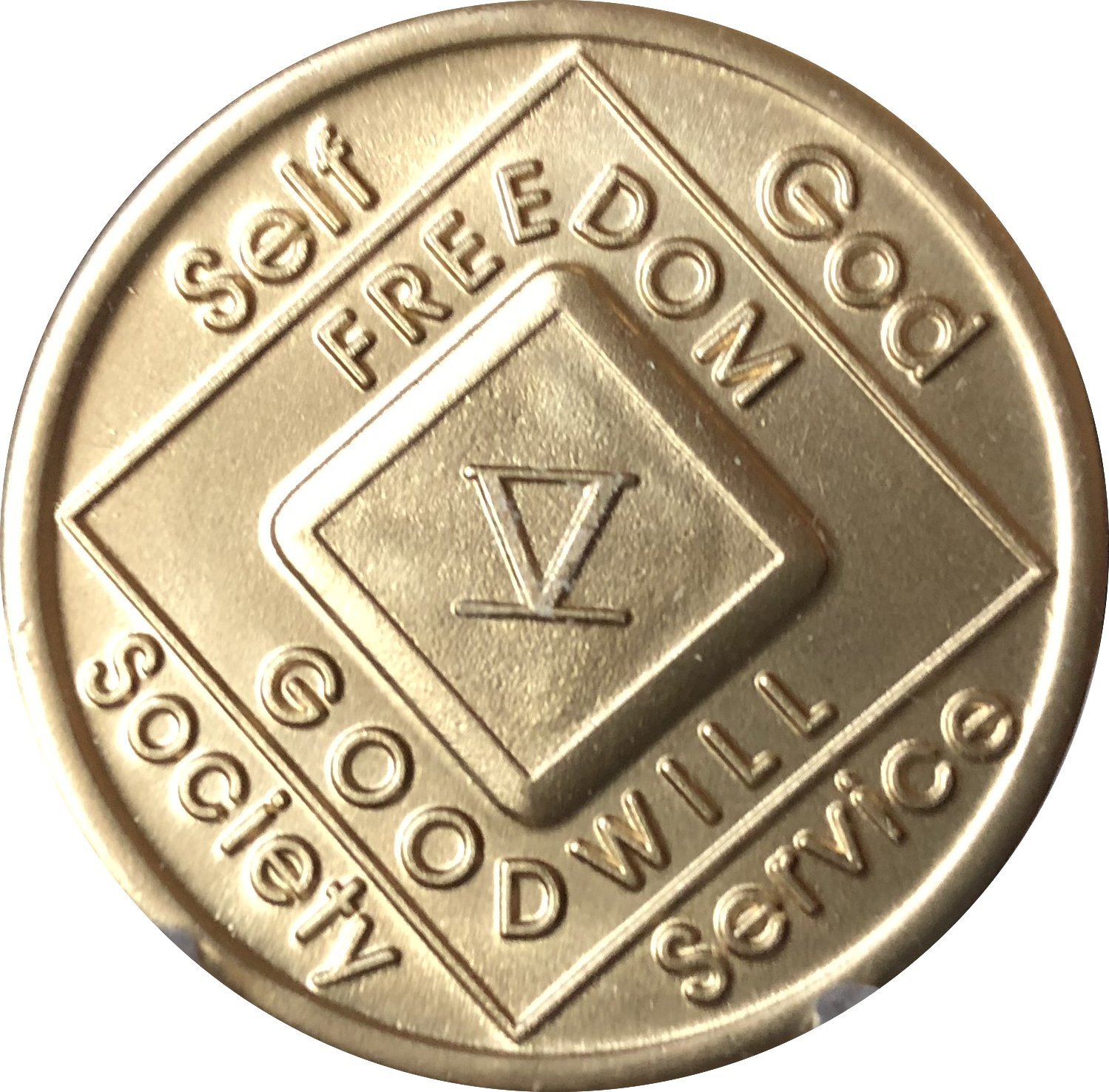 Amazon.com: 5 Year NA Medallion Official Bronze Narcotics Anonymous ...