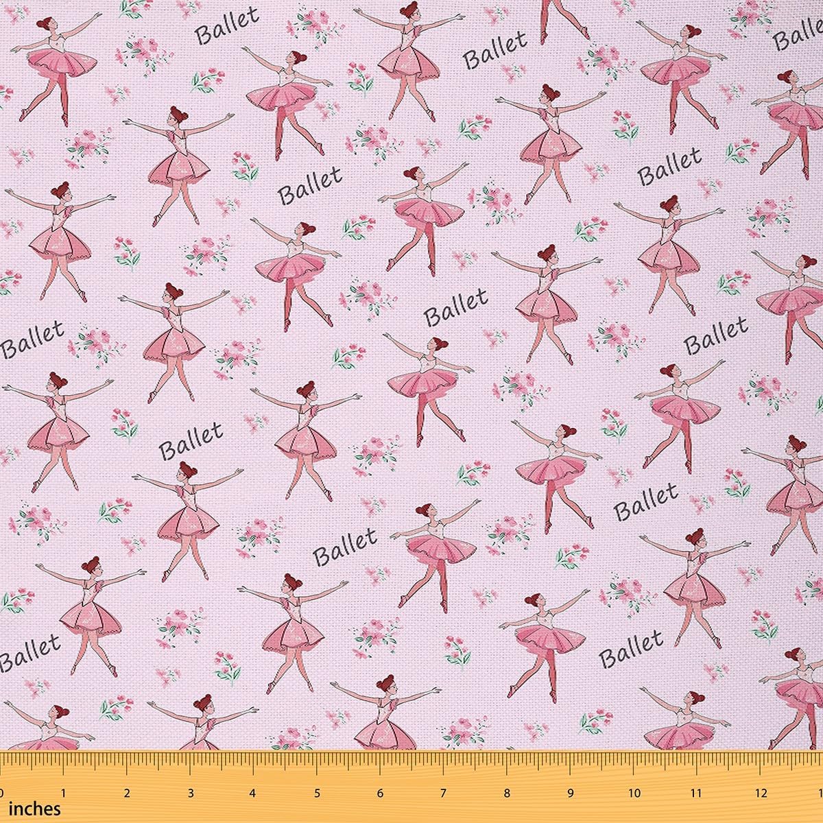 Amazon.com: Feelyou Ballet Fabric by The Yard Kids 1 Yard Kids Cute ...