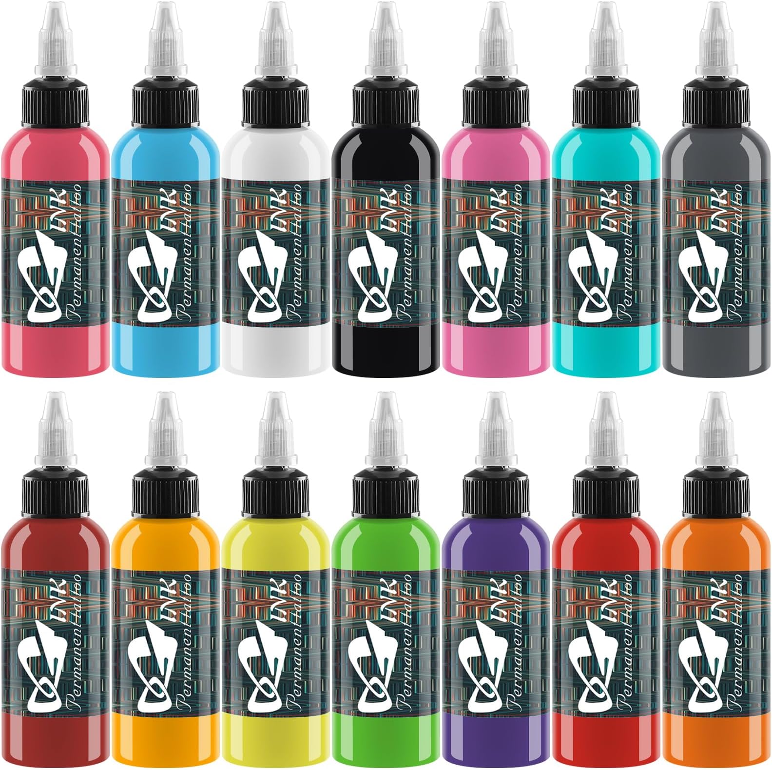 Amazon.com: 16PCS Tattoo Ink Color Set, Solong Tattoo Ink 1oz (30ml ...