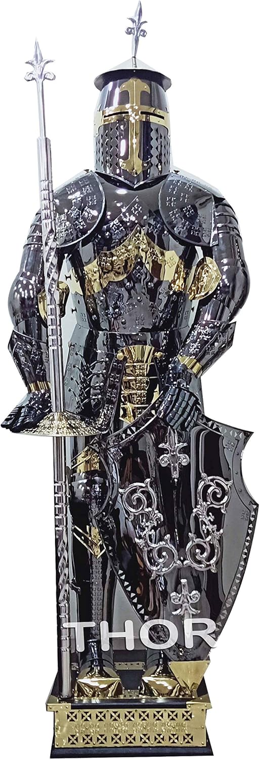 Amazon.com: THOR INSTRUMENTS Medieval Templar Knight Full Suit Rust ...
