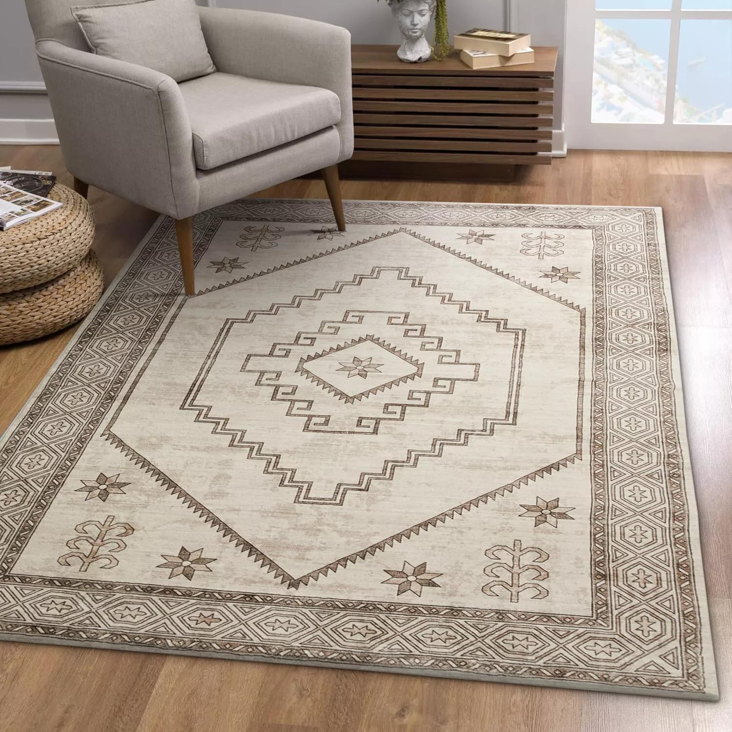 Imperial Rooms Washable Rugs Living Room 80x150 cm – Soft Short Pile ...