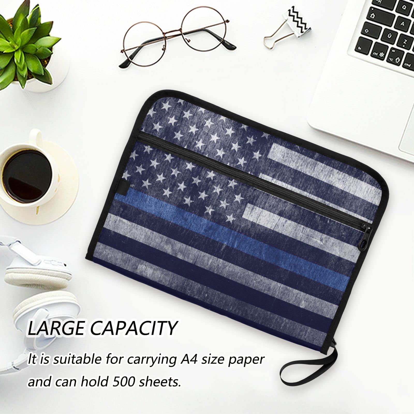 US Army Expandable File Folder United States Military Us Army Flag Blue ...