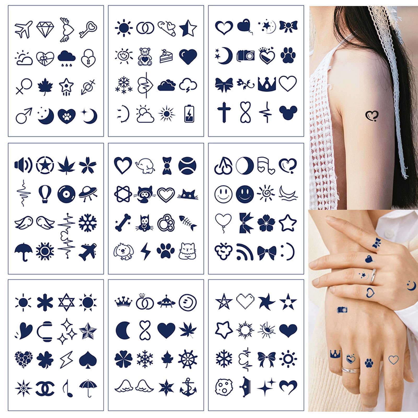 Small Temporary Tattoos