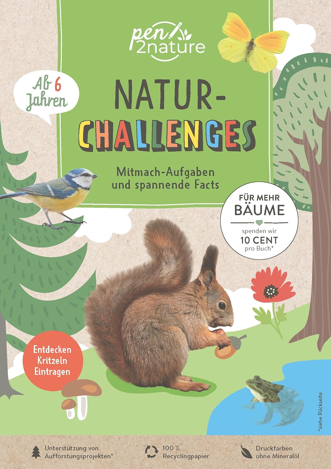 Natur-Challenges: Mitmach-Aufgaben und spannende Facts für Kinder ab 6 ...