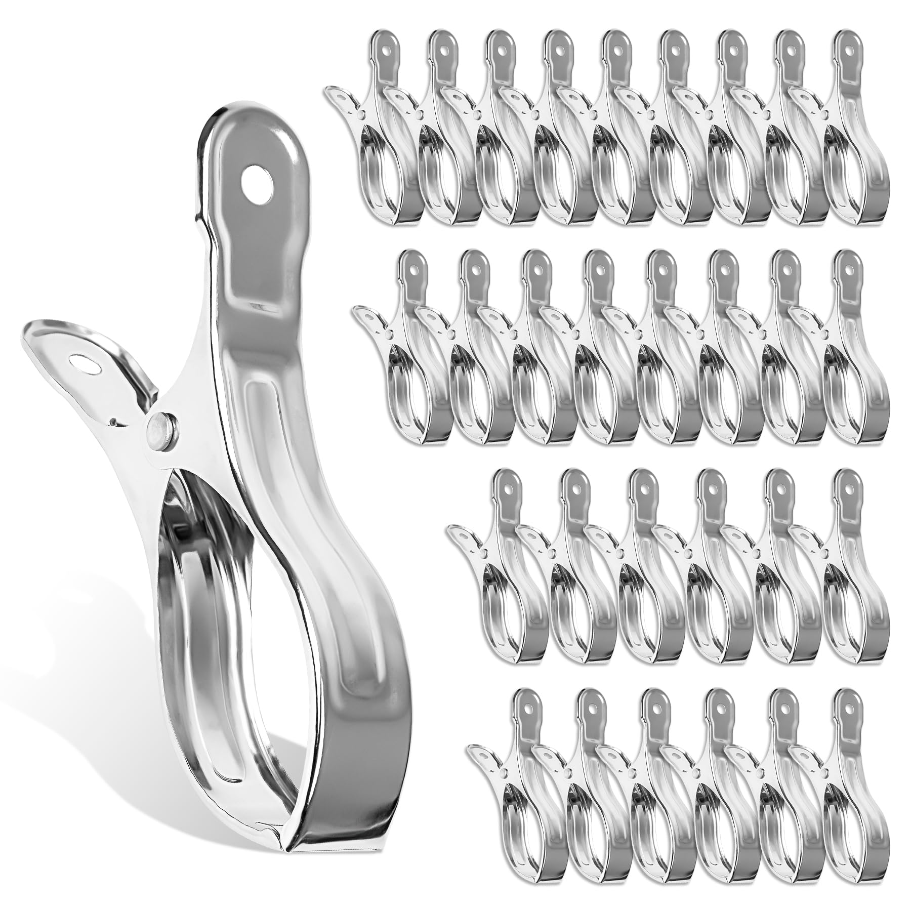 Amazon.com : Belleone 30 Pcs Pools Cover Clips for Above Ground Pools ...