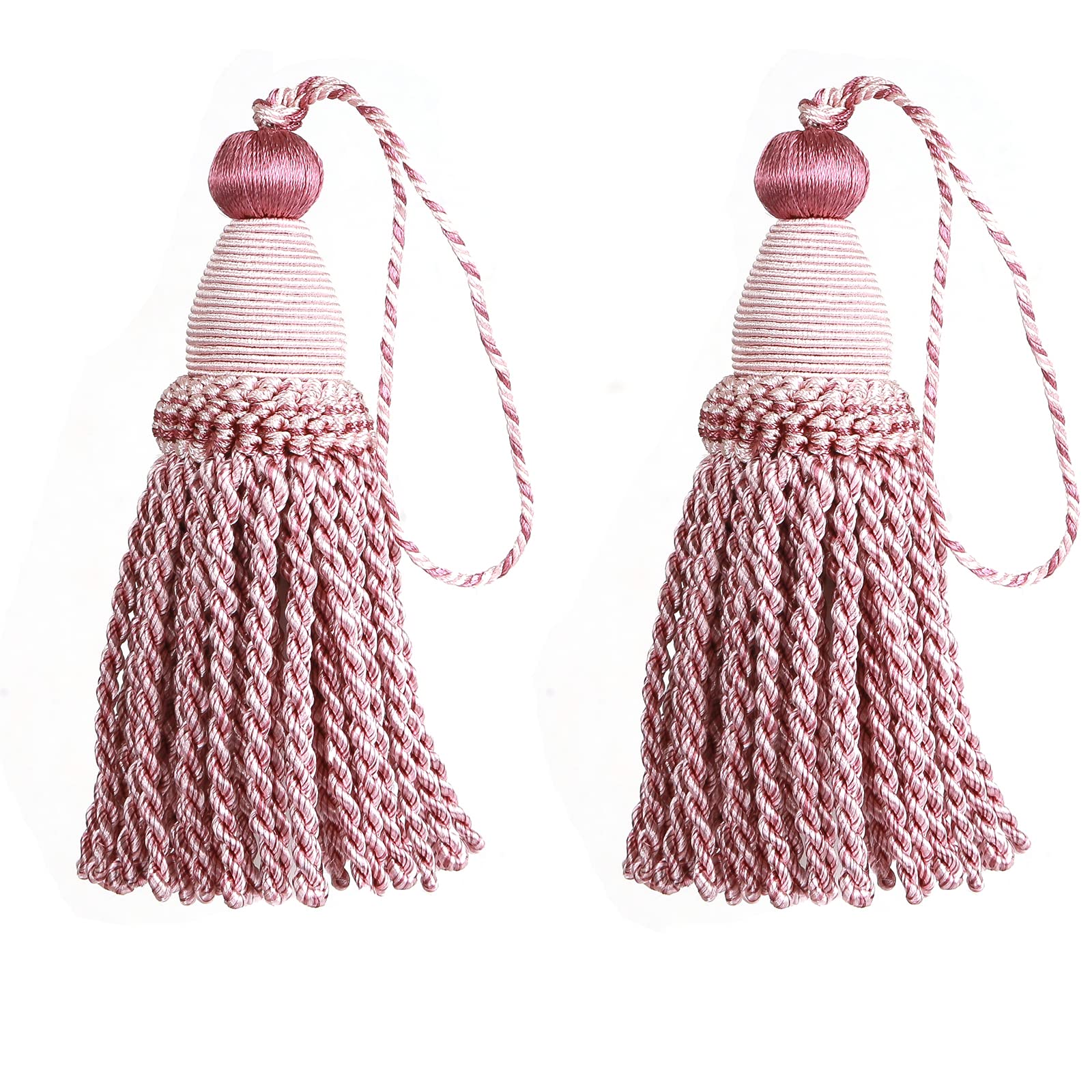 Amazon.com: HedongHexi 2 Pack Tassel Key Tassel with Loops, Handmade ...