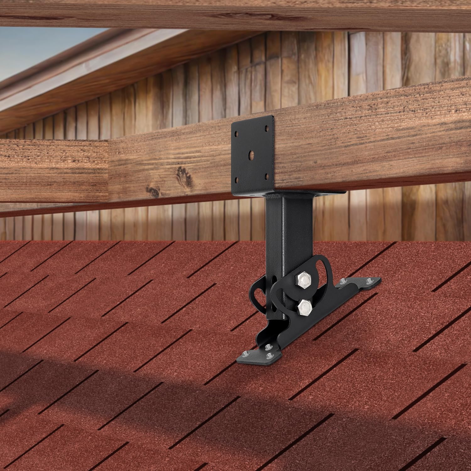 Snapklik.com : TPHUC Heavy Duty Roof Riser Brackets Kit, Adjustable ...