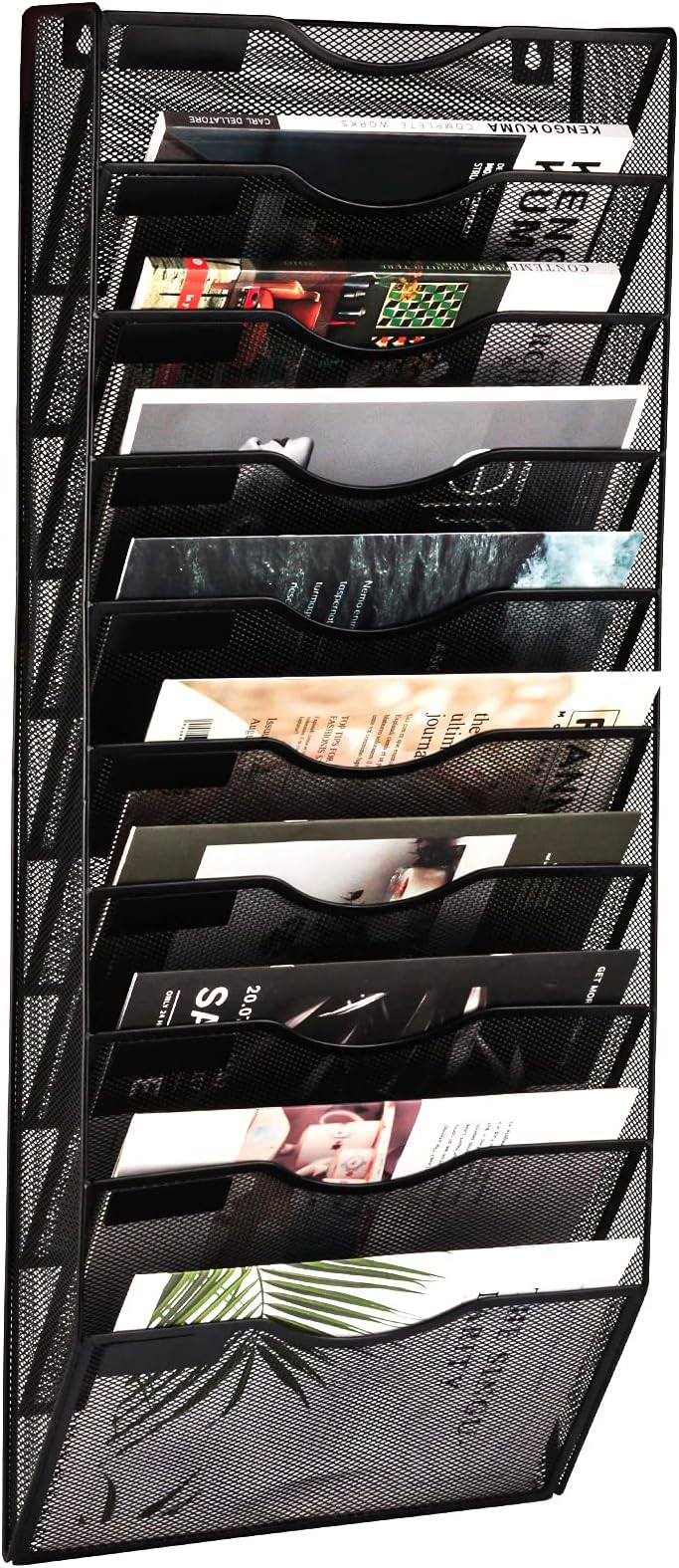 Amazon Basics Support mural à 5 poches, organiseur de documents en ...