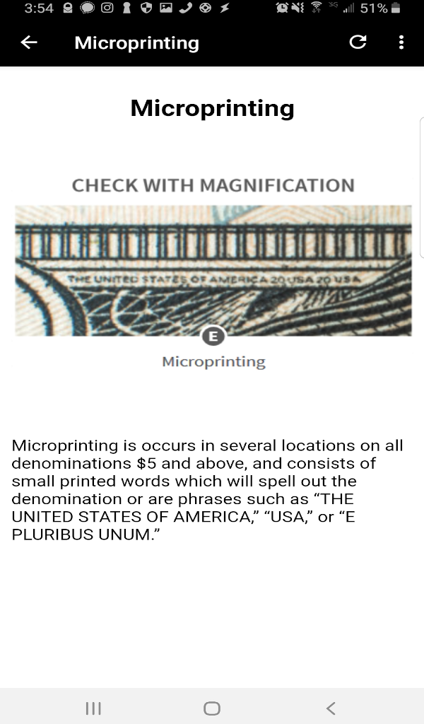 U.S. Dollar Counterfeit Money Verification Tool - App on Amazon Appstore