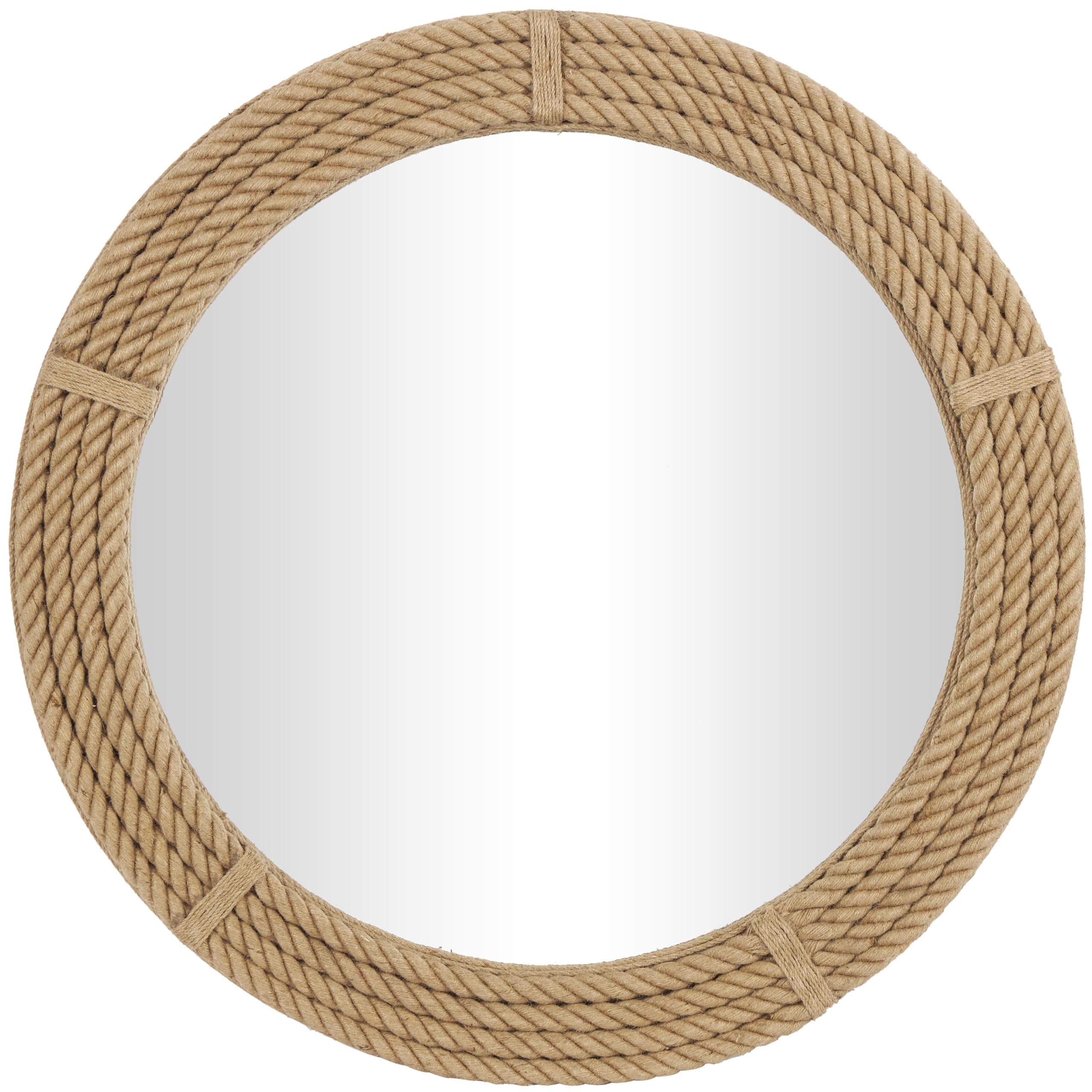 Amazon.com: Deco 79 Jute Rope Room Wall Mirror Rope Entryway Mirror ...