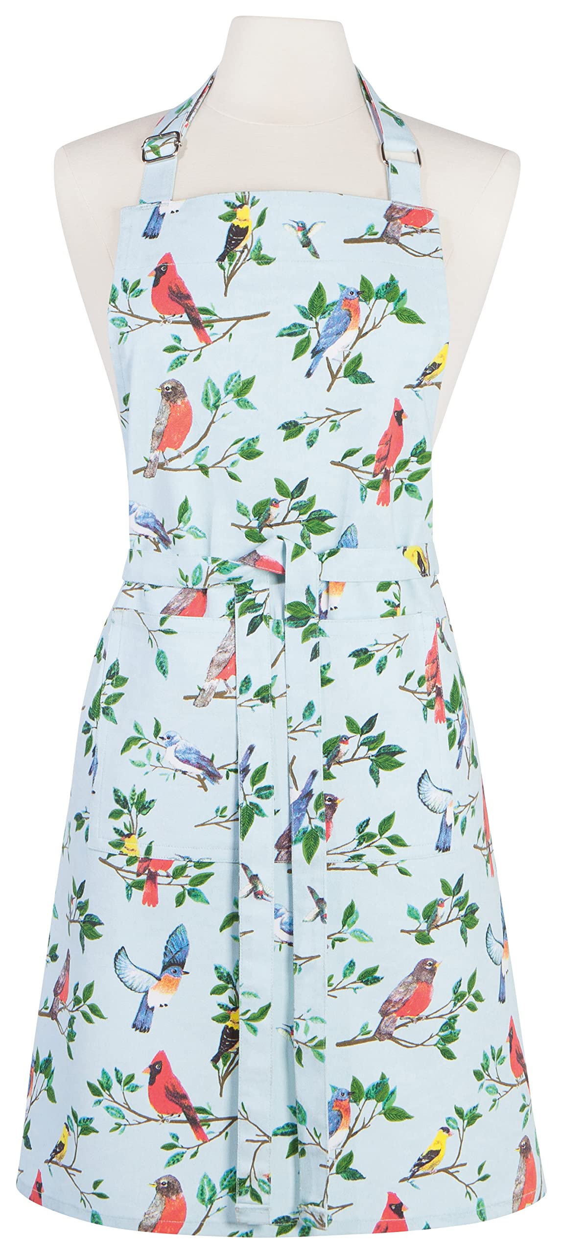 Amazon.com: Now Designs Cotton Chef's Kitchen Apron, Birdsong : Home ...