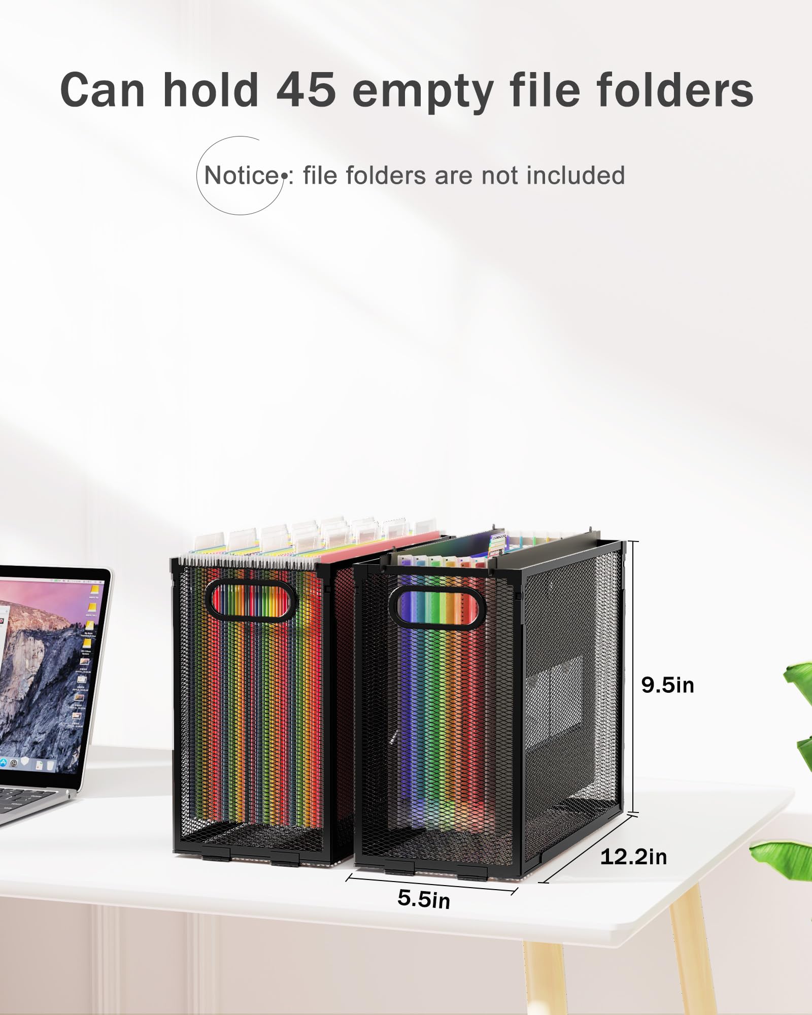 Snapklik.com : Oterri Hanging File Organizer, Metal File Organizer ...