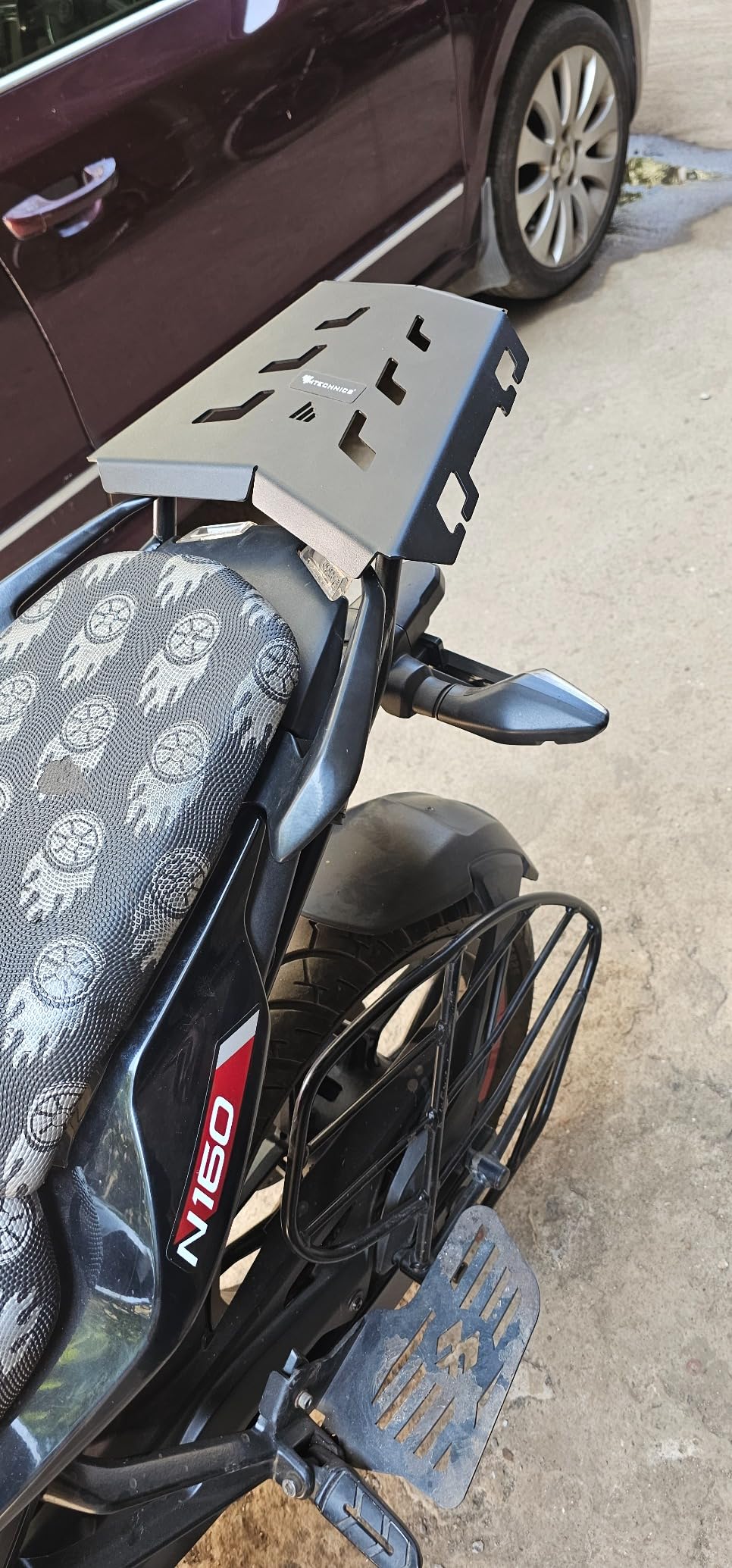 M TECHNICS Pulsar N160 Luggage Carrier | Pulsar N160 Expedition Carrier ...