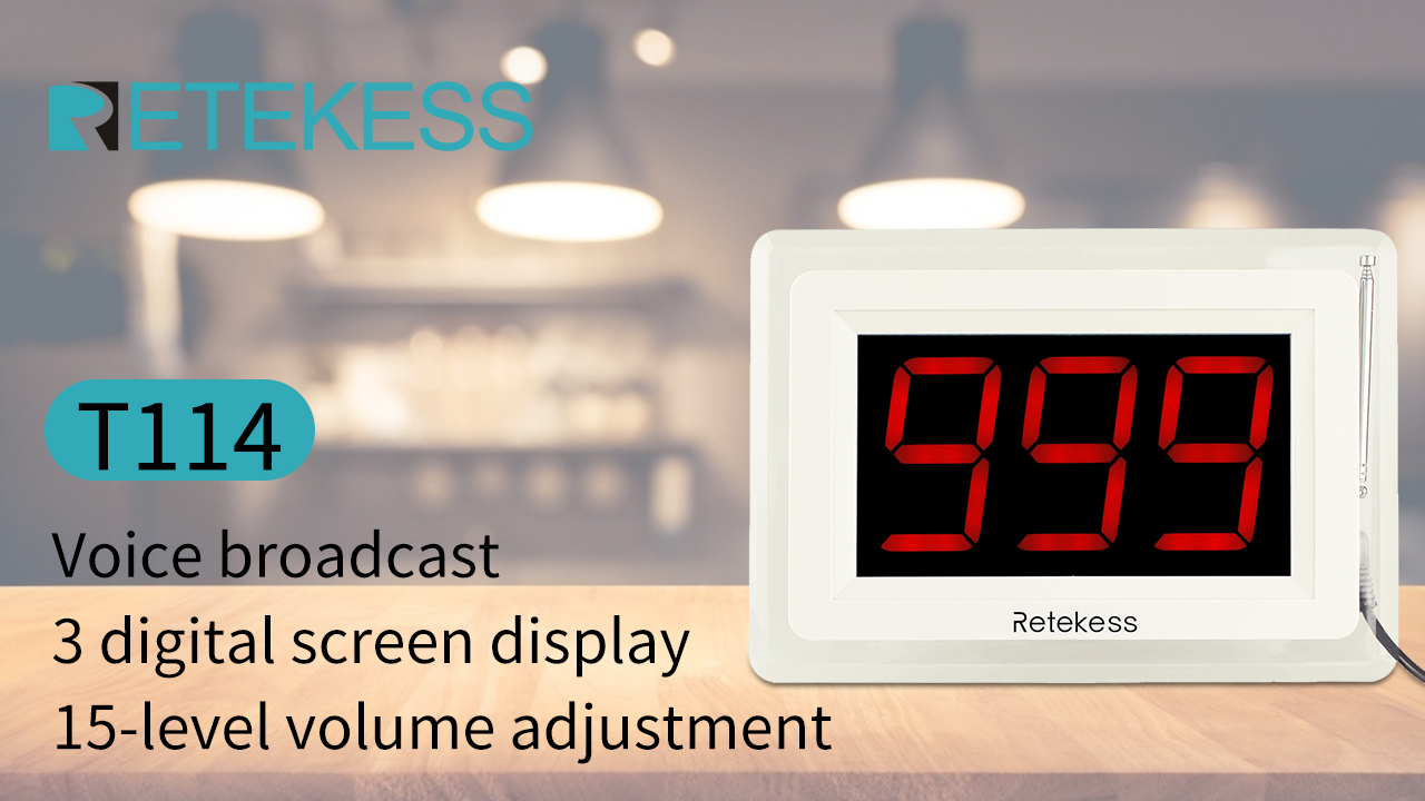Watch How to Use Retekess T114 Wireless Calling System? on Amazon Live