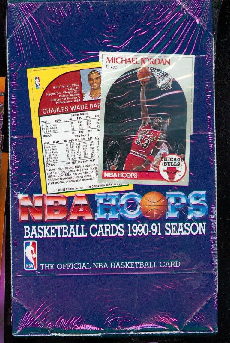 Amazon.com: 1990-91 Hoops Basketball Wax Pack Box Series 1 One NBA Card ...
