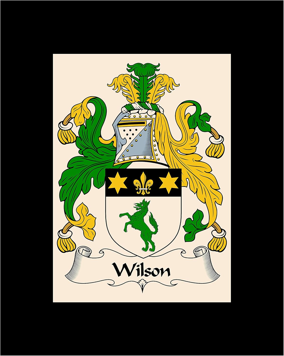 Amazon.com: Carpe Diem Designs Wilson Coat of Arms/Wilson Family Crest ...