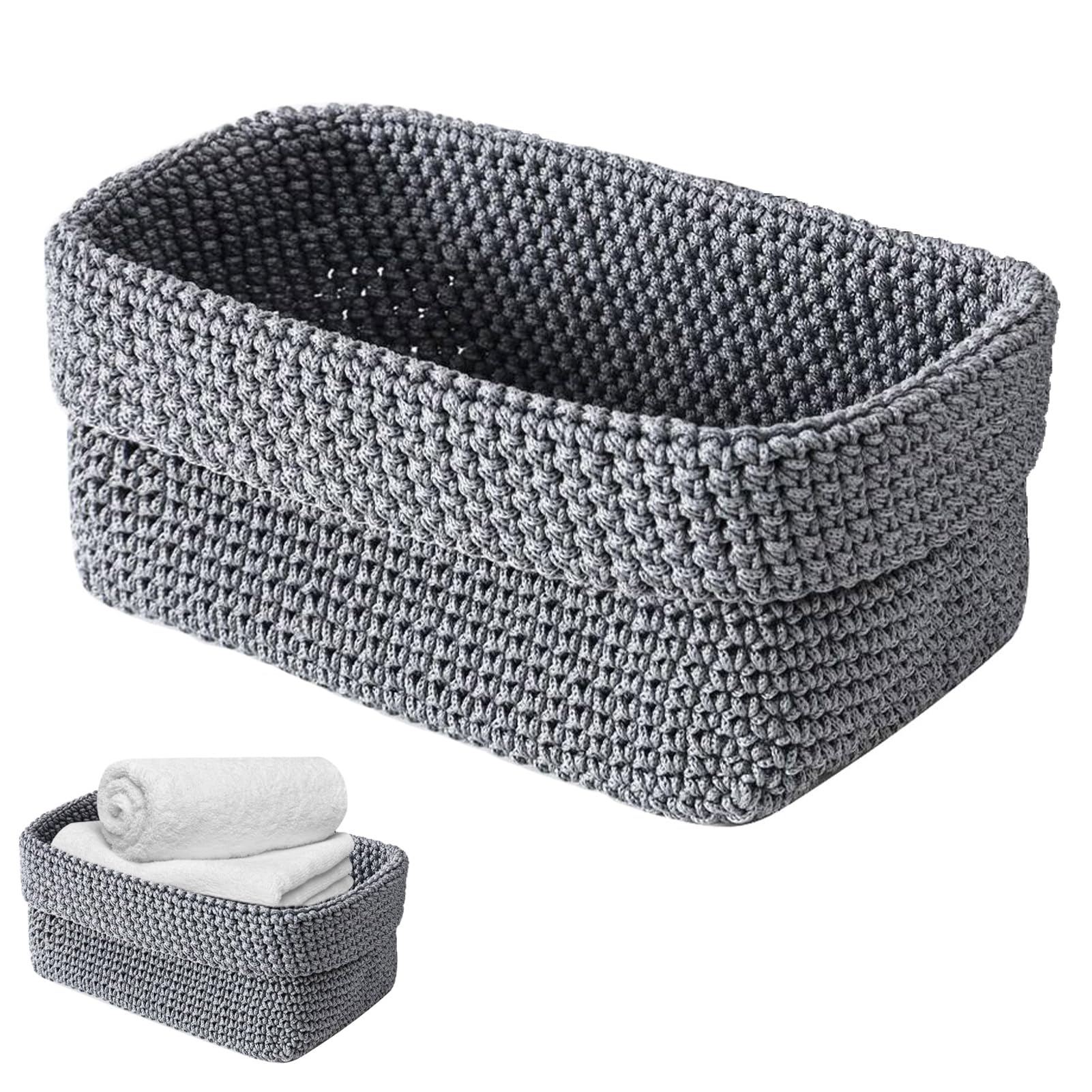 Korb Bad,Aufbewahrungskorb Geflochten,Kleiner Korb,Kleines Körbchen ...