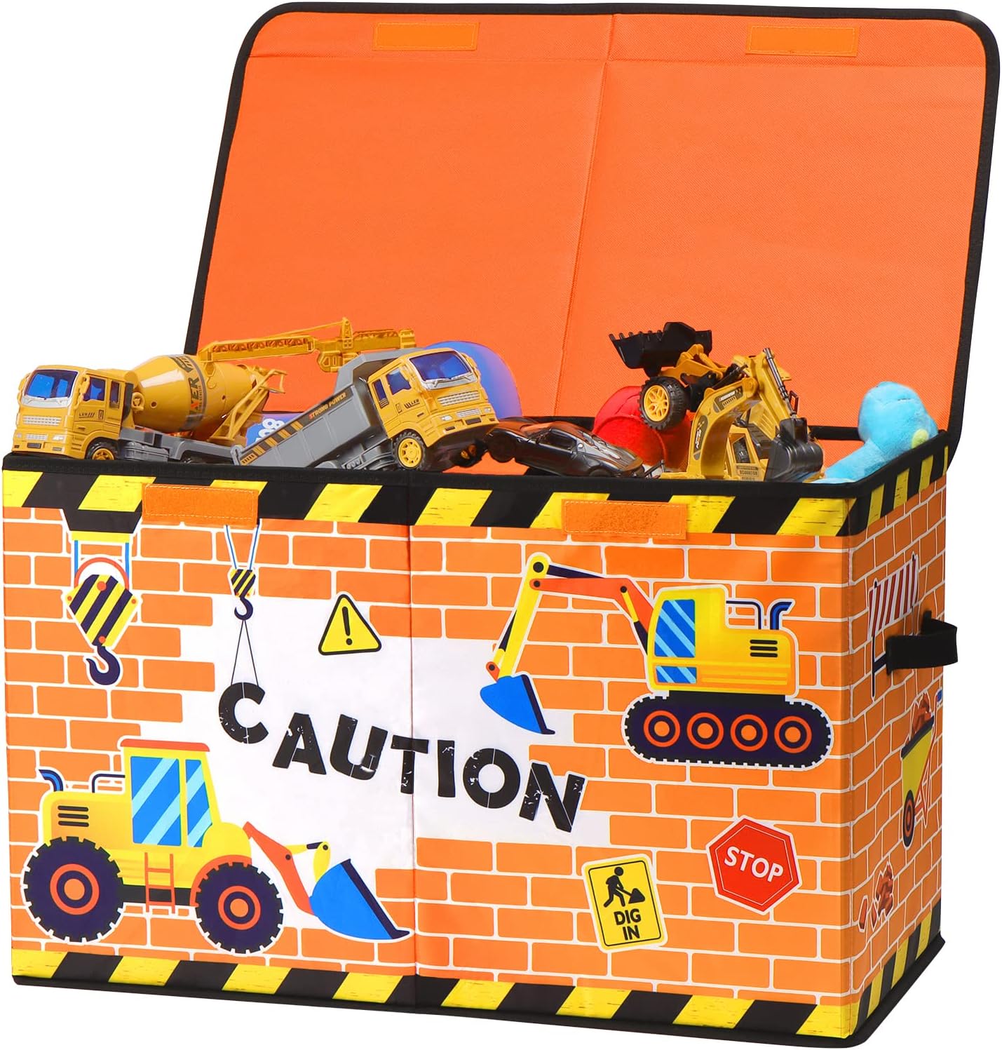 Amazon.com: Sweet Jojo Designs Construction Truck Boy Small Fabric Toy ...