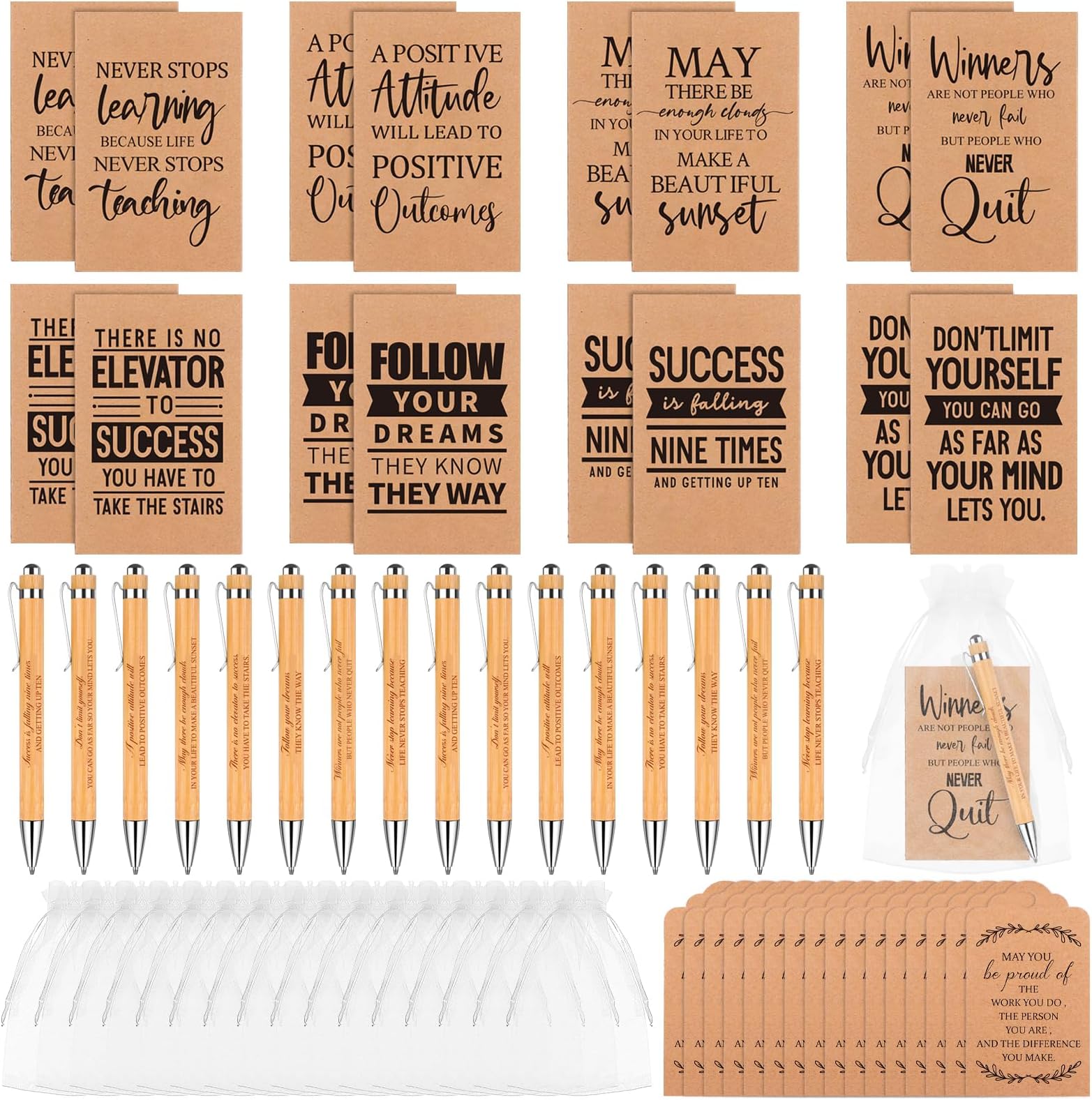 16 Set Thank You Gifts Bulk Employee Appreciation Notebooks with ...