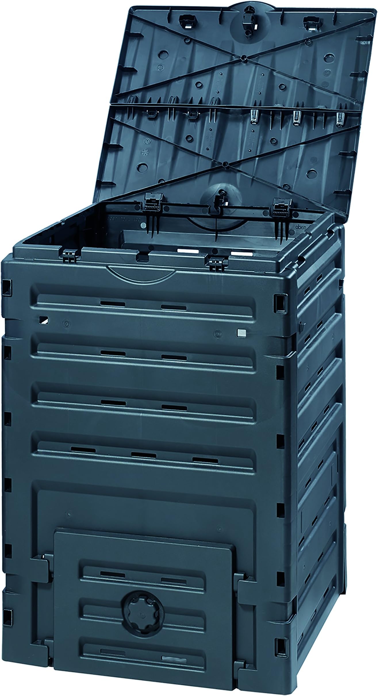 Amazon.com : Exaco 628001 Eco Basic Compost bin, 120-Gallon, Black ...