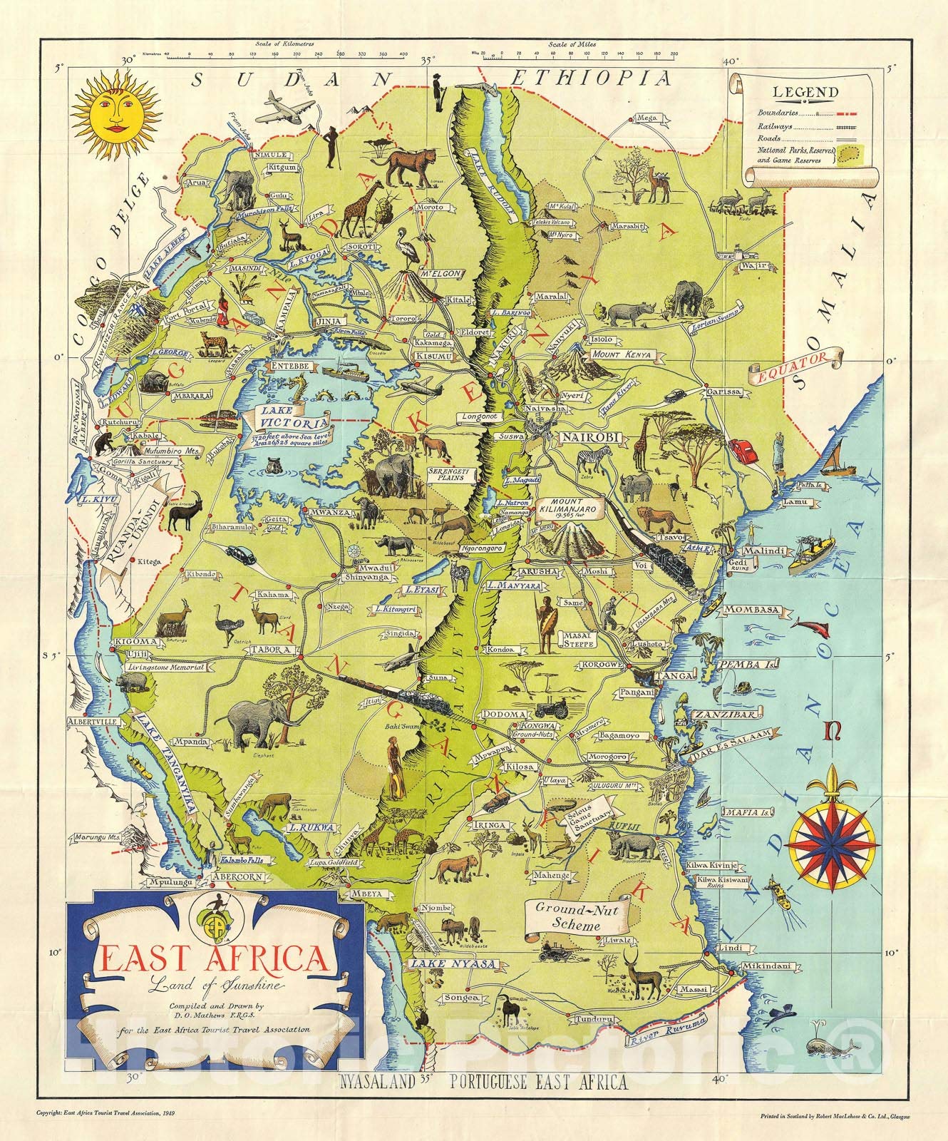 Zanzibar East Africa Map